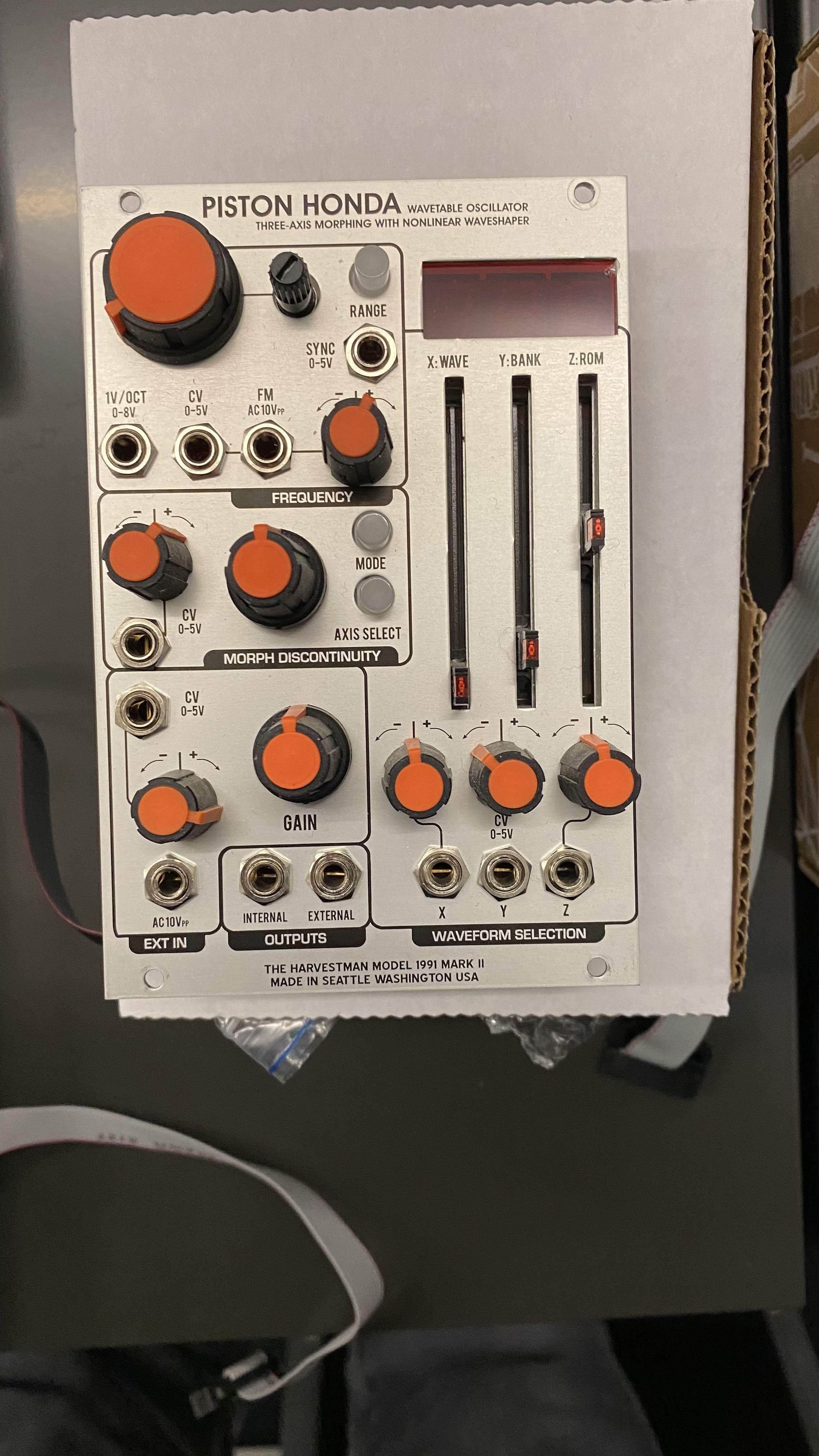 Piston Honda mk2 - The Harvestman Piston Honda mk2 - Audiofanzine