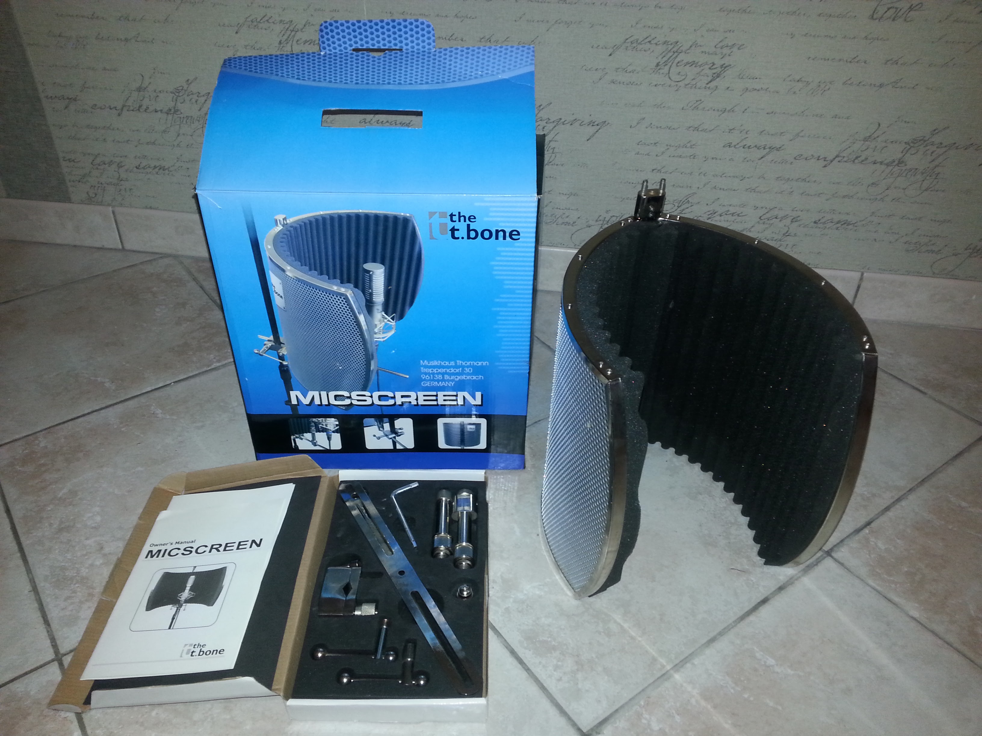 MICSCREEN - The T.bone MicScreen - Audiofanzine