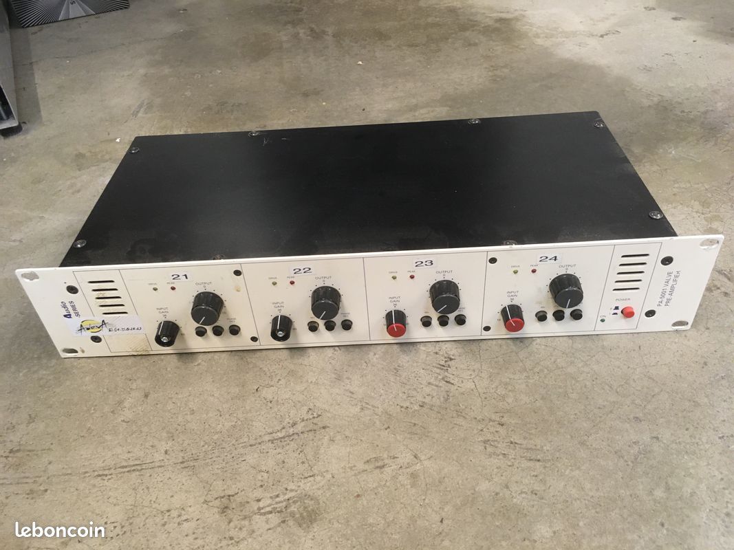 5001 4-Channel Tube Mic Preamp TL Audio - Audiofanzine