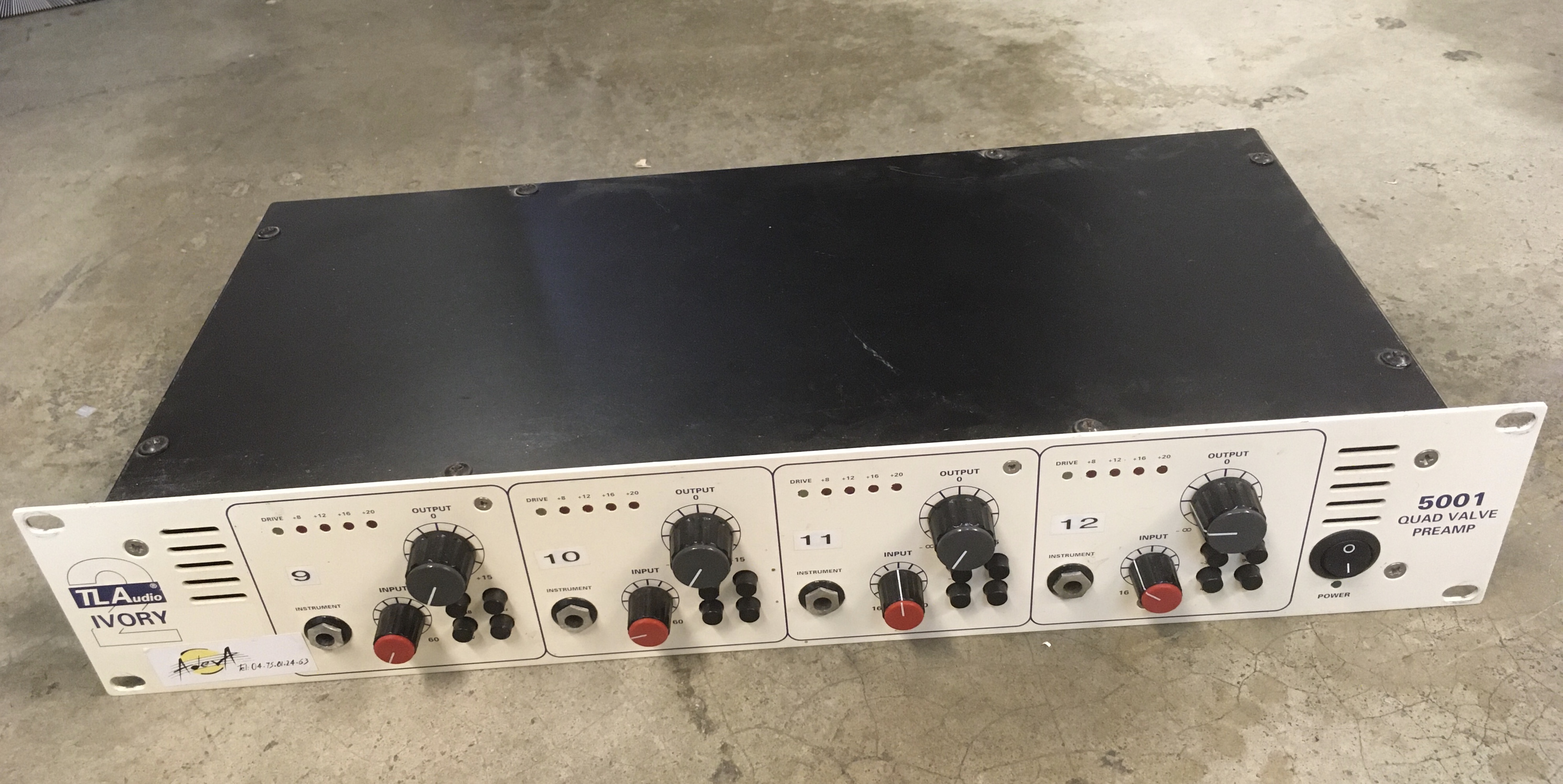 5001 4-Channel Tube Mic Preamp TL Audio - Audiofanzine