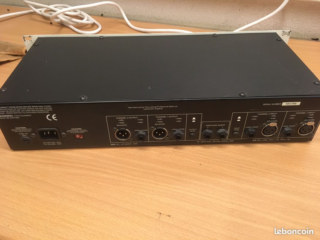 5021 2-Channel Tube Compressor TL Audio - Audiofanzine