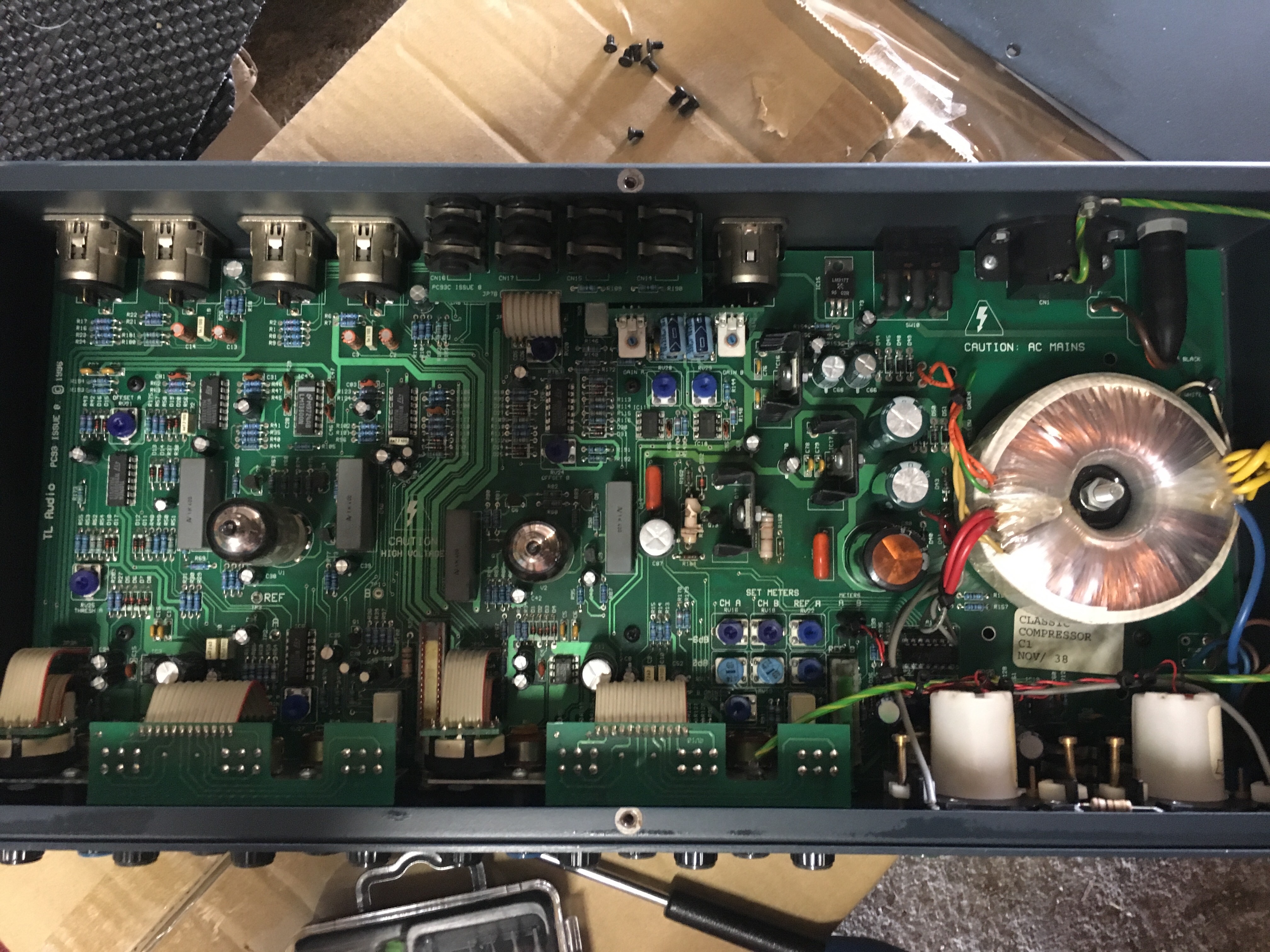 C-1 DUAL VALVE COMPRESSOR - TL Audio C-1 Dual Valve Compressor ...