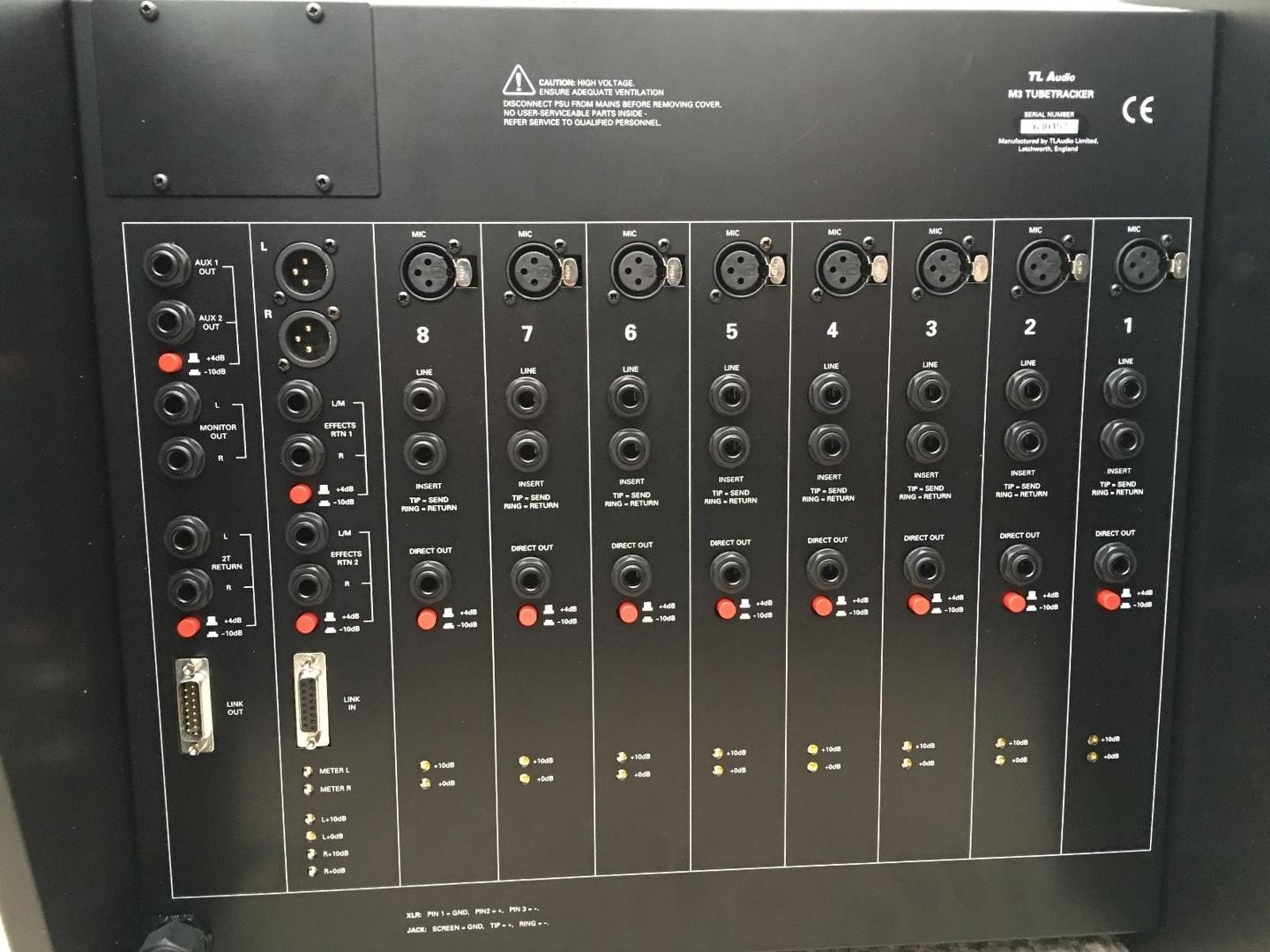 M3 TUBETRACKER MIXER - TL Audio M3 Tubetracker Mixer - Audiofanzine