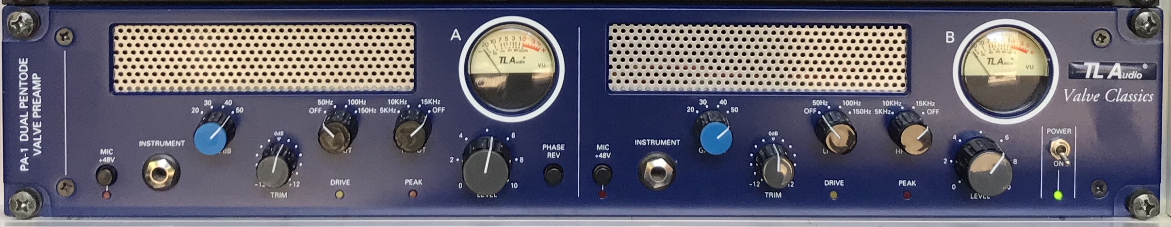 PA-1 2-Channel Pentode Tube Preamp TL Audio - Audiofanzine