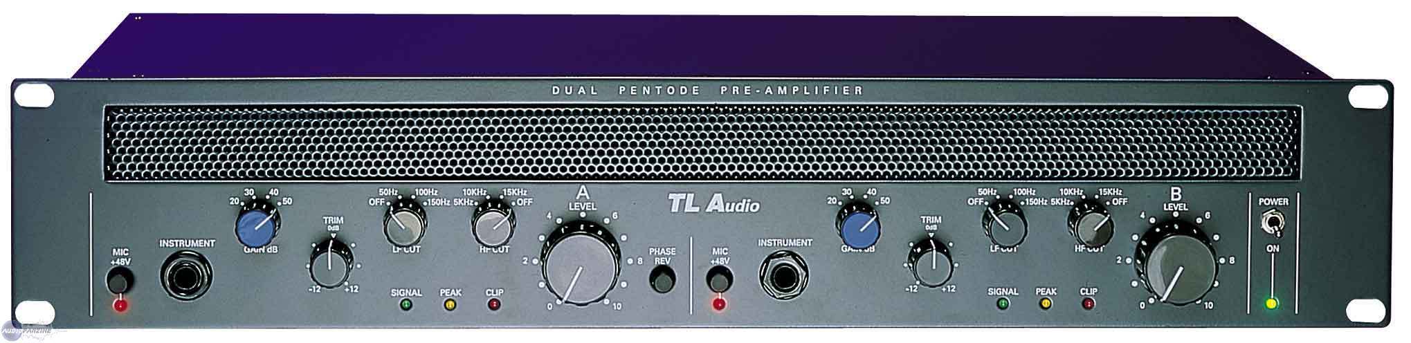 PA-1 Dual Pentode Valve Pre-Amp TL Audio - Audiofanzine