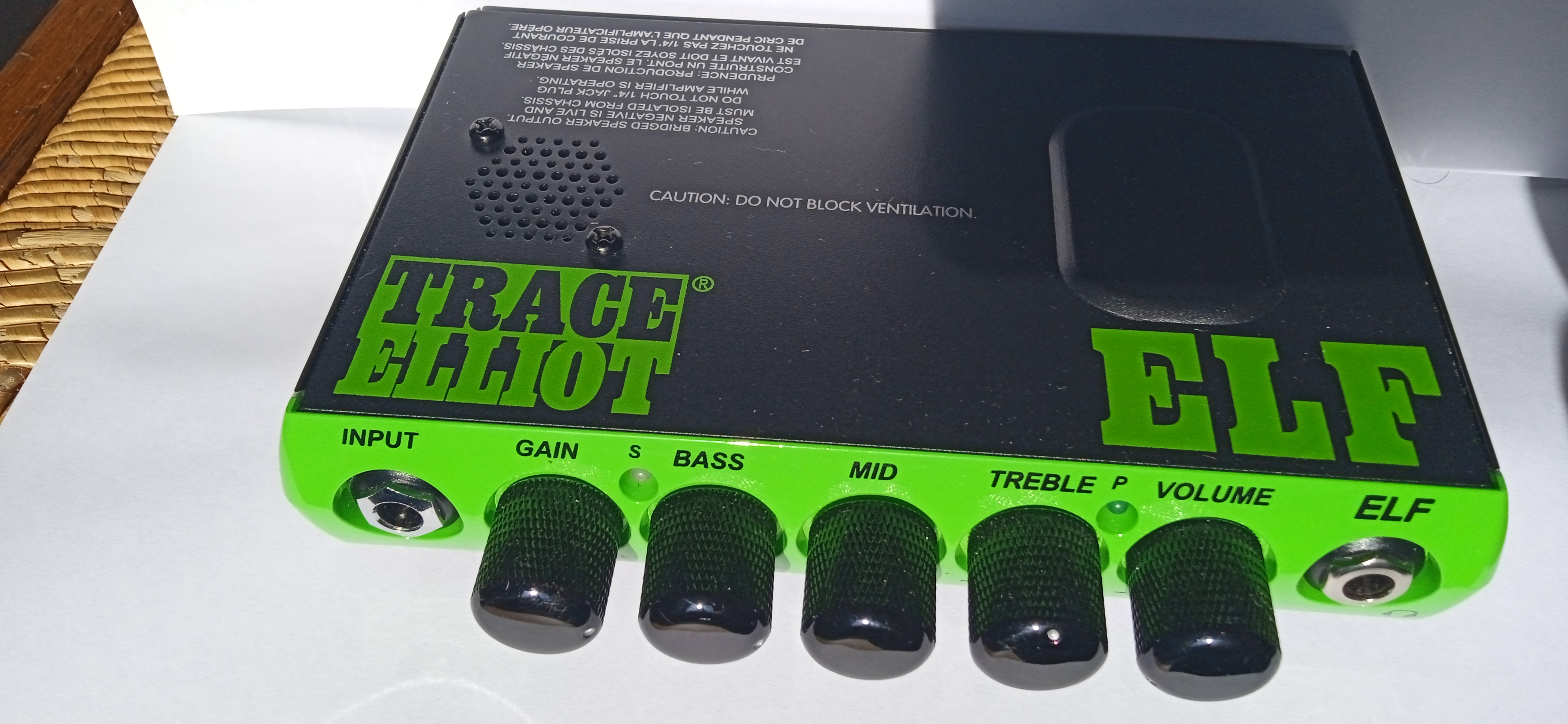 ELF Ultra Compact Bass Amplifier Trace Elliot - Audiofanzine