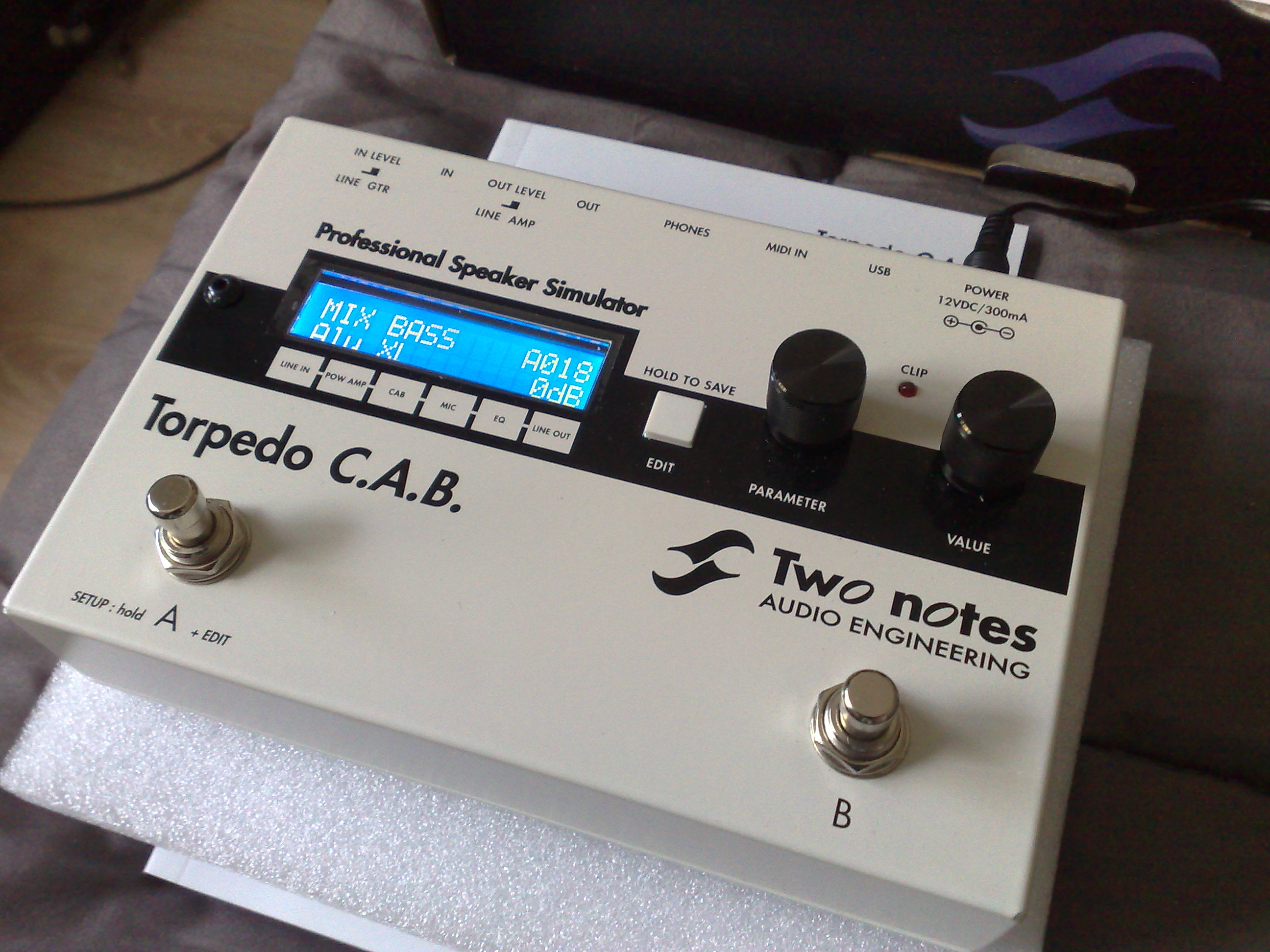Two Notes Torpedo Cab (simulateur HP) (Centre) - Audiofanzine