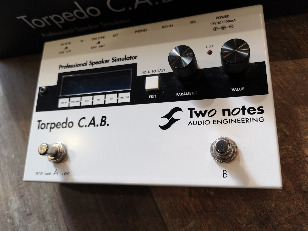 Torpedo C.A.B. (Cabinets in A Box) Two Notes Audio Engineering ...