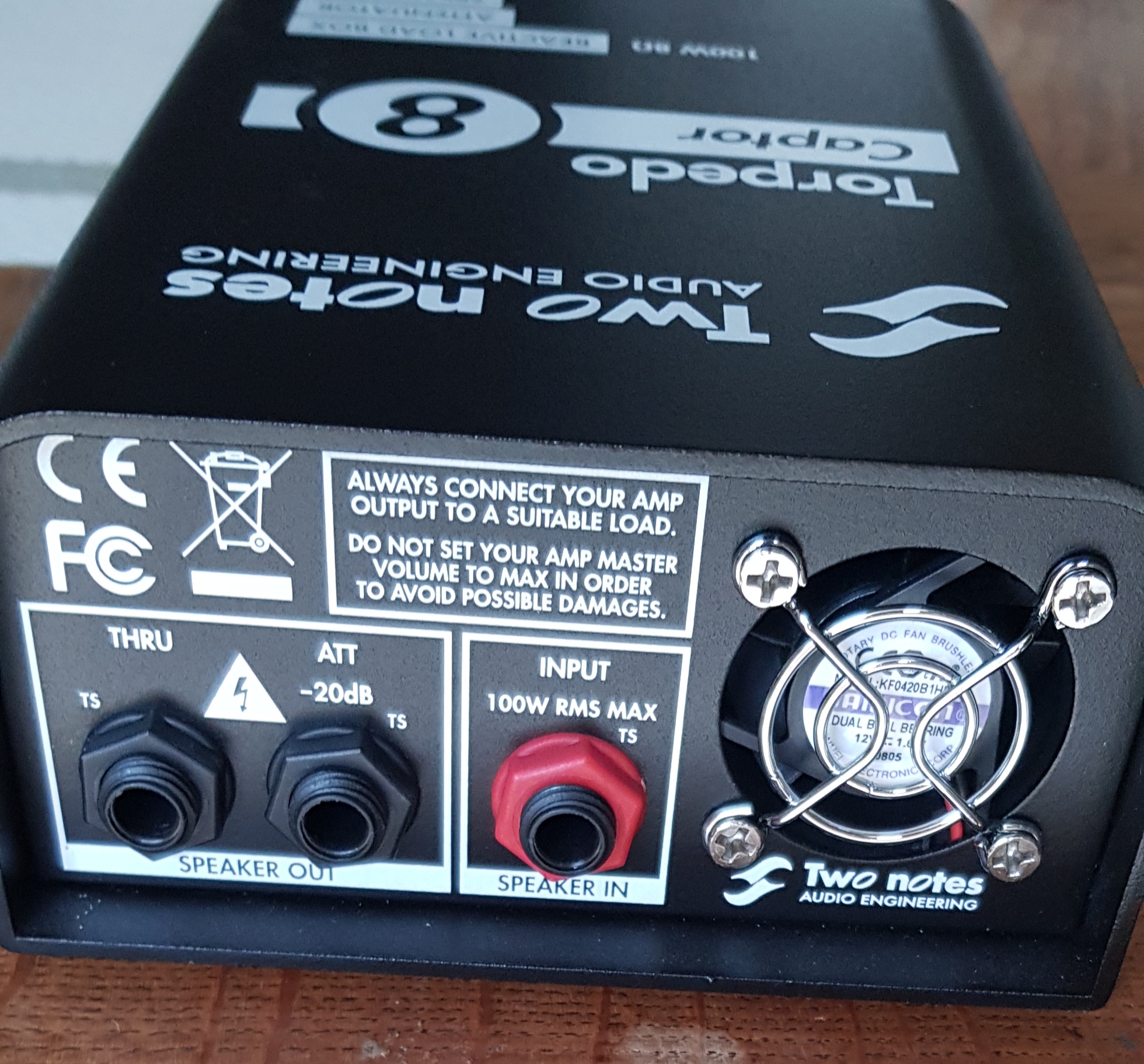 Torpedo Captor - Two Notes Audio Engineering Torpedo Captor - Audiofanzine