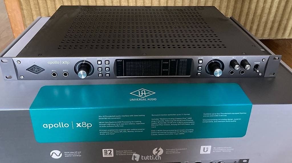 Apollo x8p - Universal Audio Apollo x8p - Audiofanzine