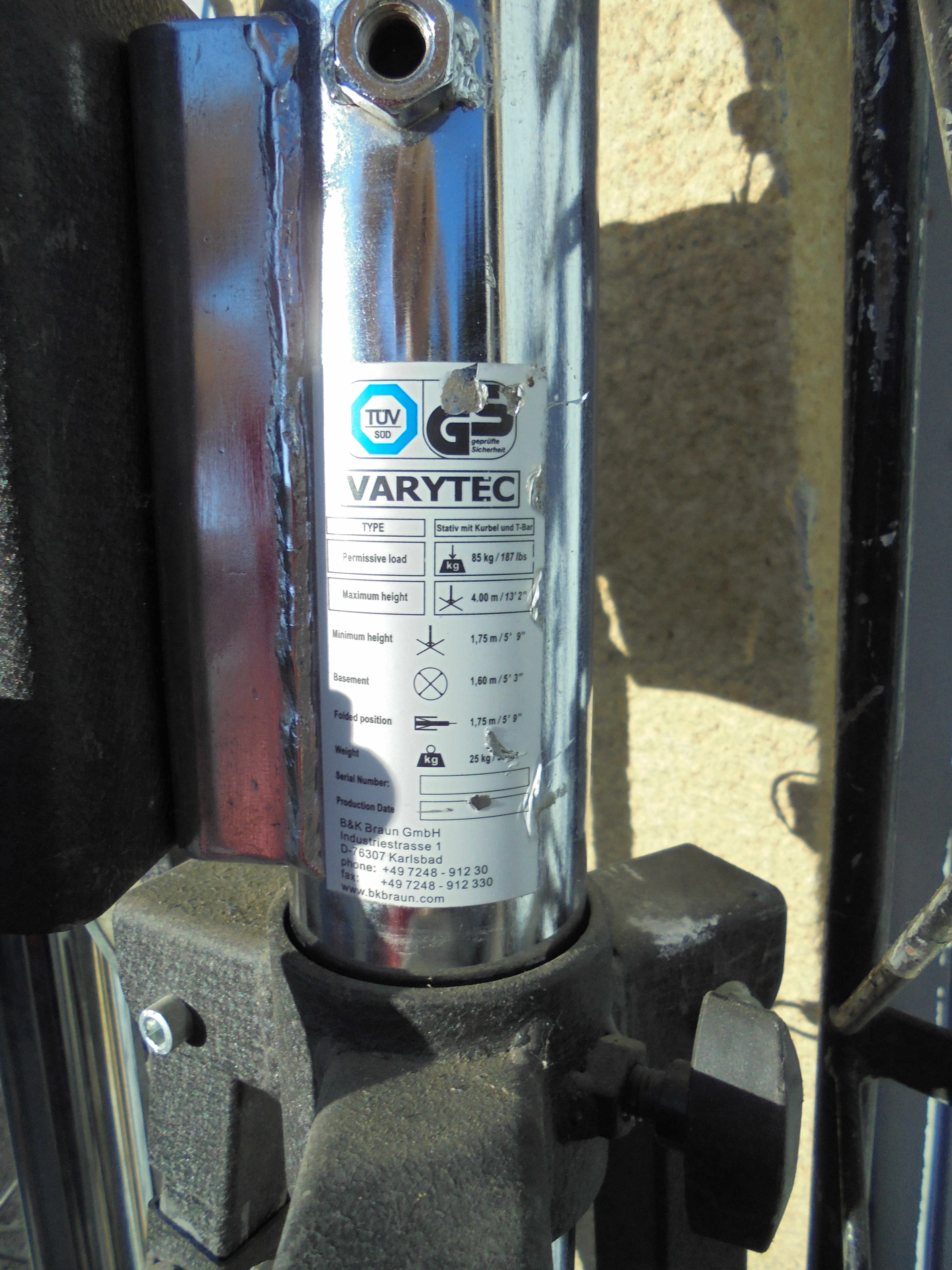 WIND UP 85KG - Varytec WIND UP 85KG - Audiofanzine