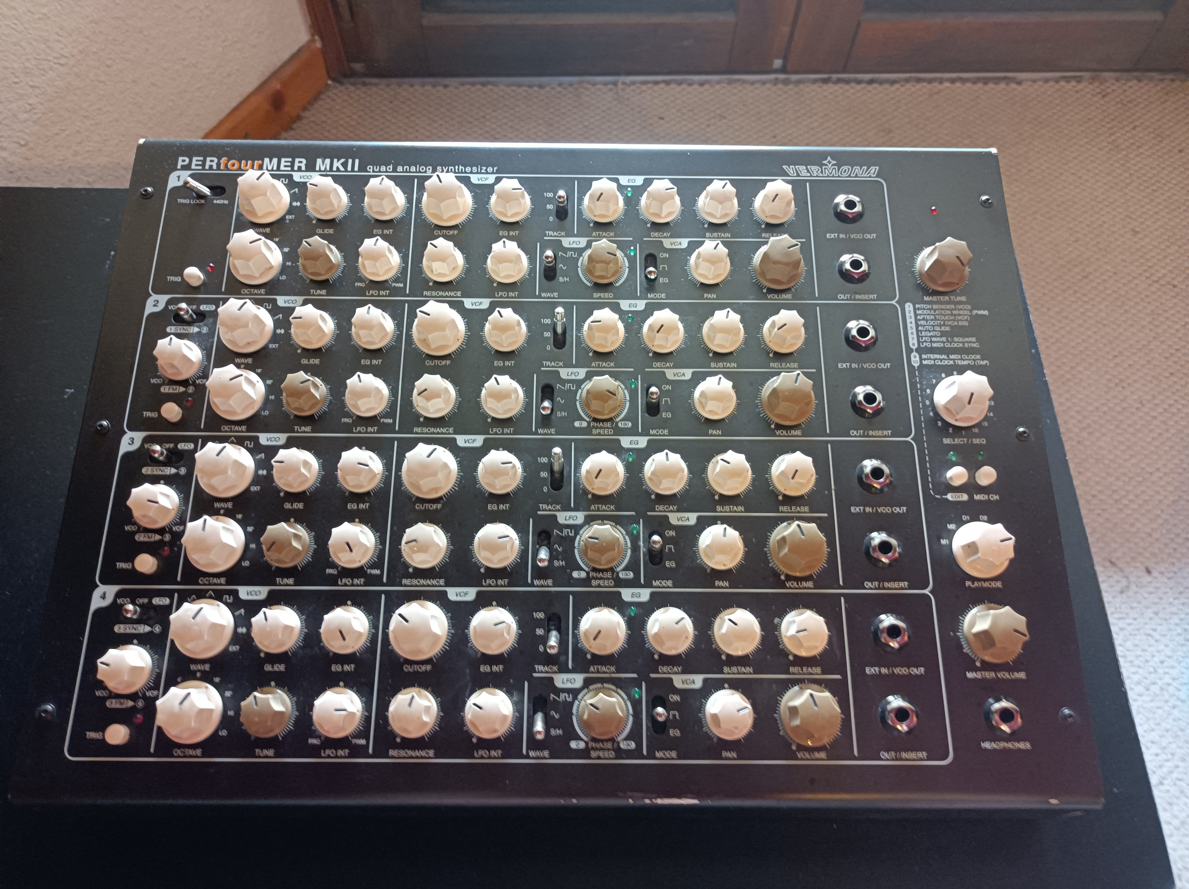 PerFourMer MKII - Vermona PerFourMer MKII - Audiofanzine