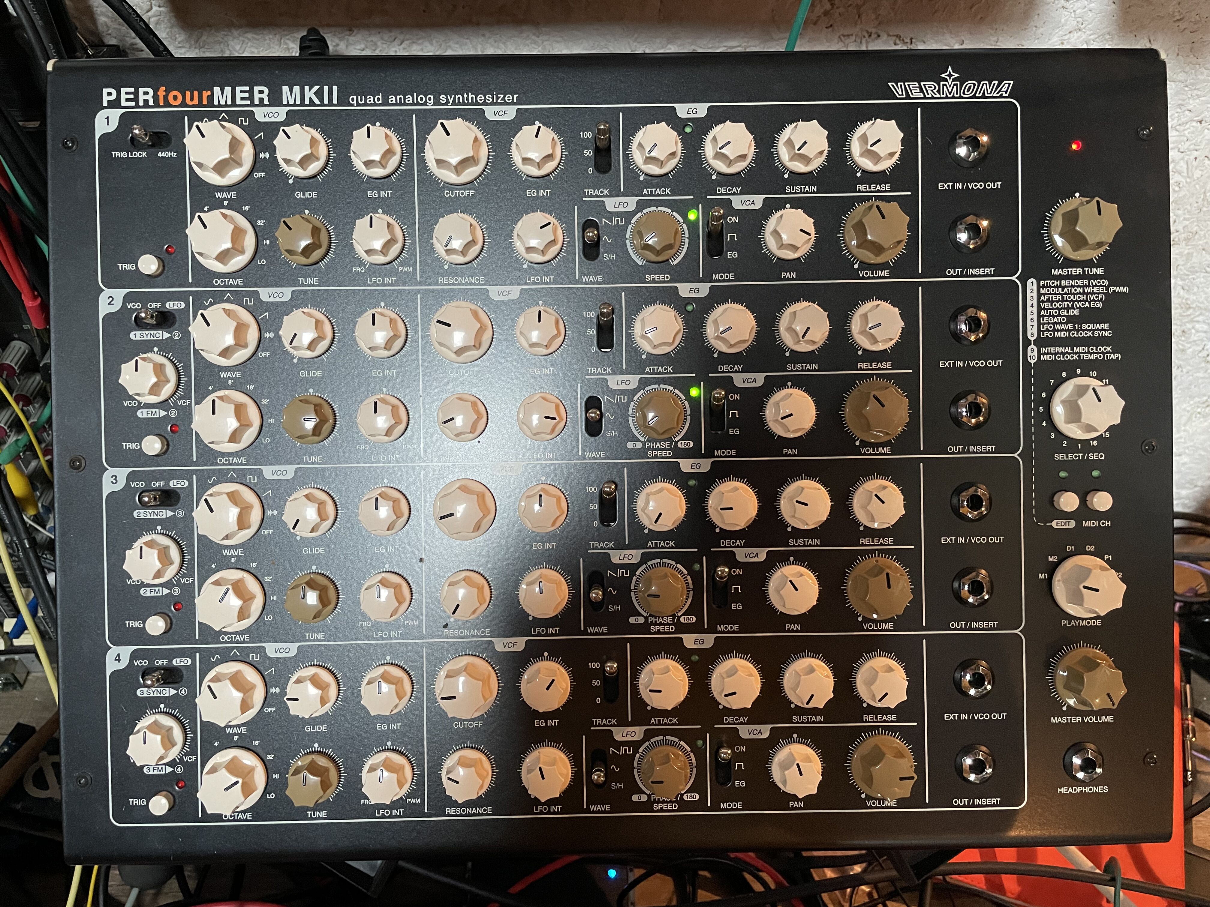 PerFourMer MKII - Vermona PerFourMer MKII - Audiofanzine