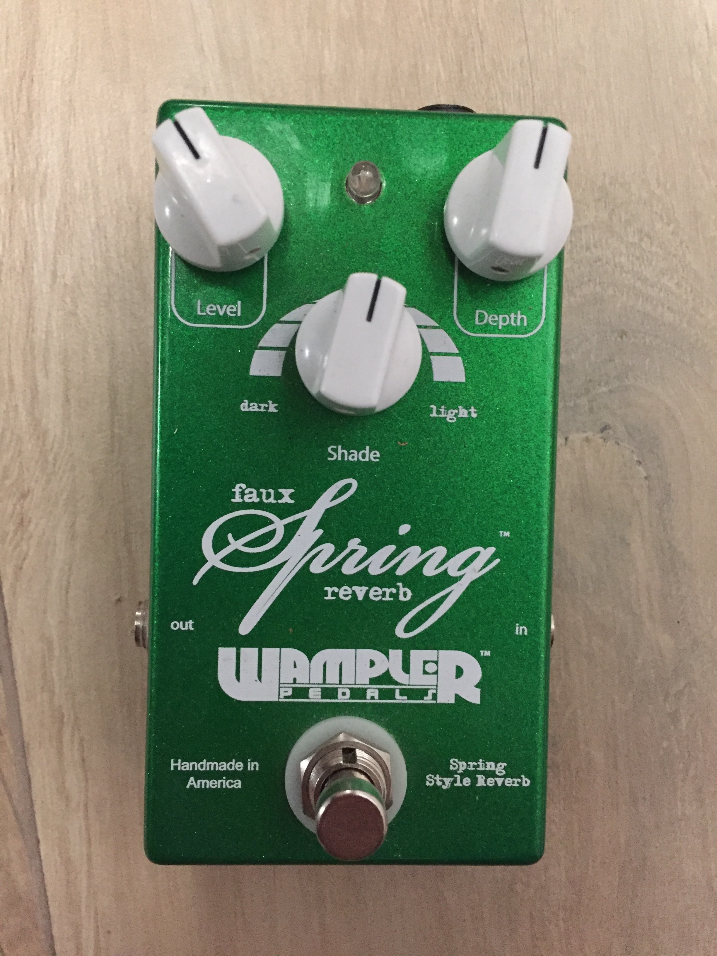 Faux Spring Reverb - Wampler Pedals Faux Spring Reverb - Audiofanzine