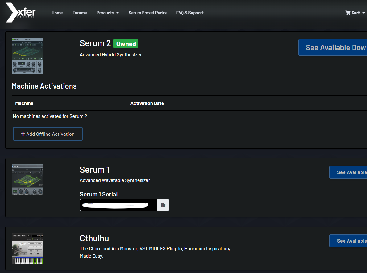 Serum 2 - Xfer Records Serum 2 - Audiofanzine