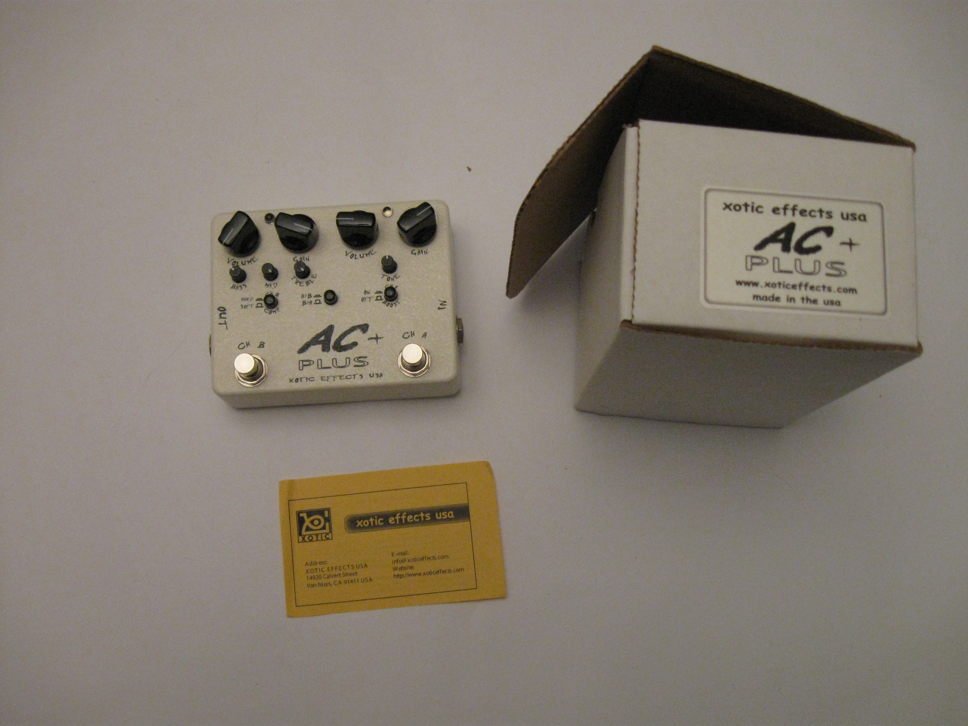 AC Plus - Xotic Effects AC Plus - Audiofanzine