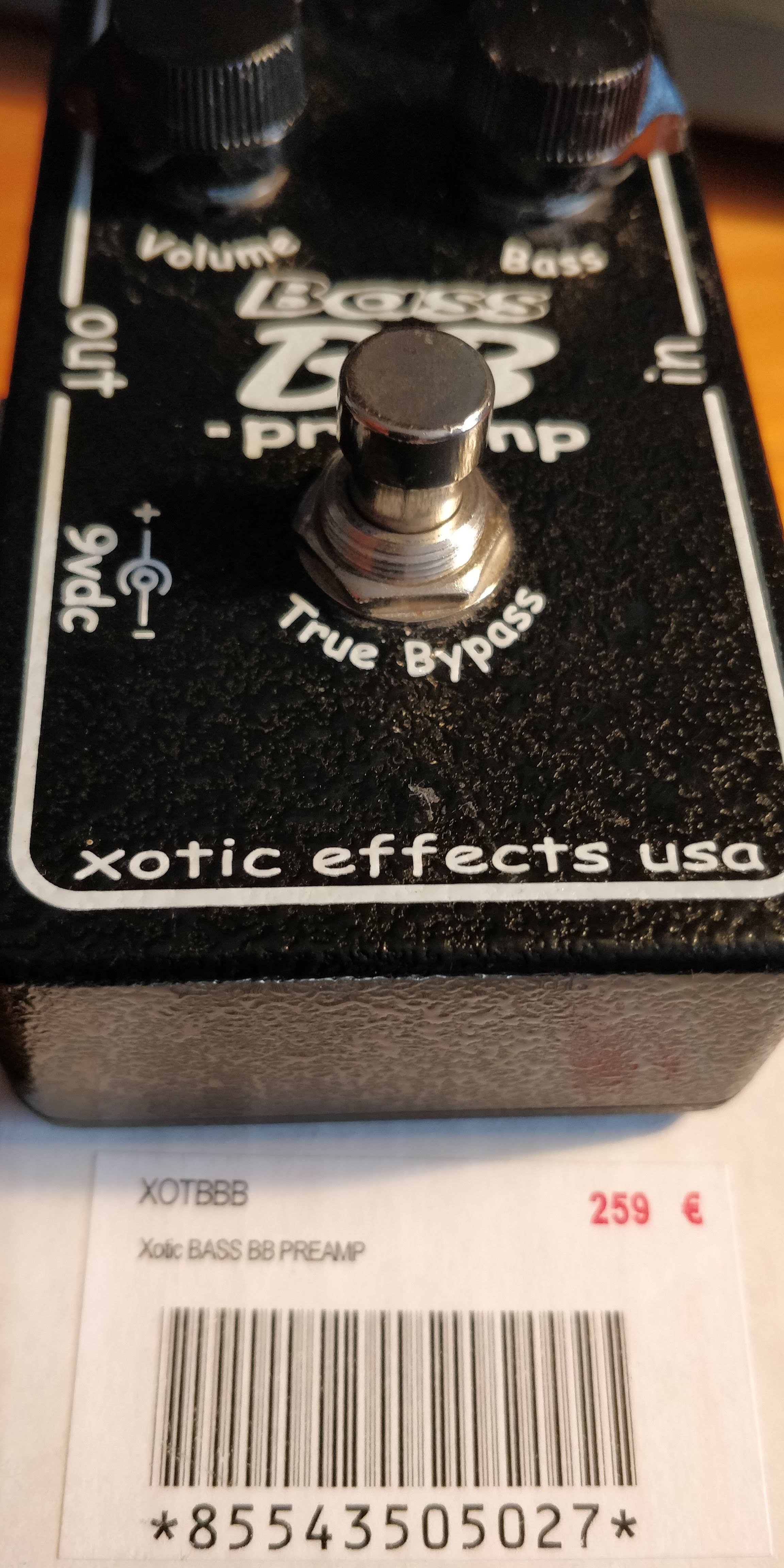 Bass BB Preamp - Xotic Effects Bass BB Preamp - Audiofanzine