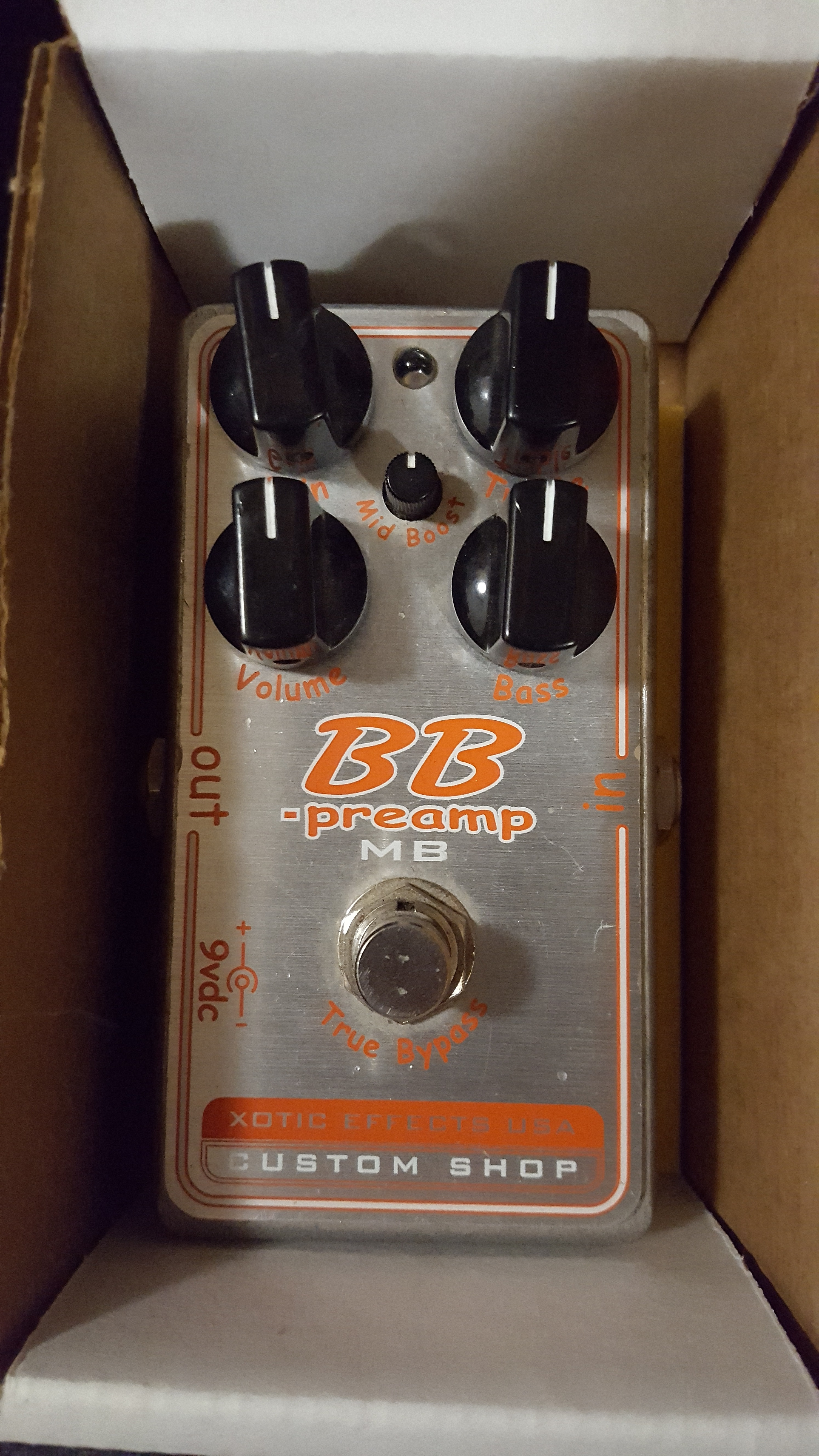 BB Preamp - Mid Boost (Custom Shop) Xotic Effects - Audiofanzine