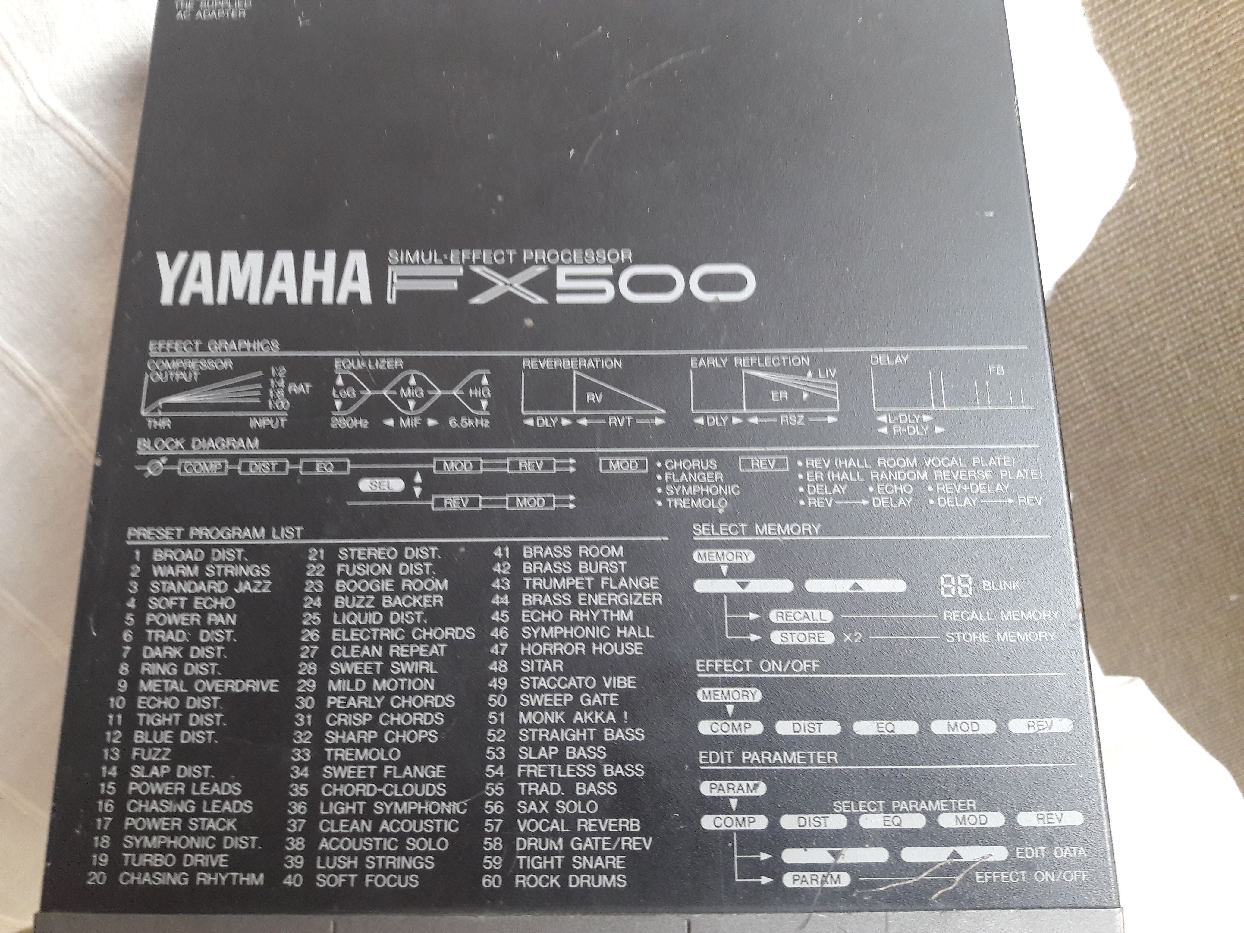 FX500 - Yamaha FX500 - Audiofanzine