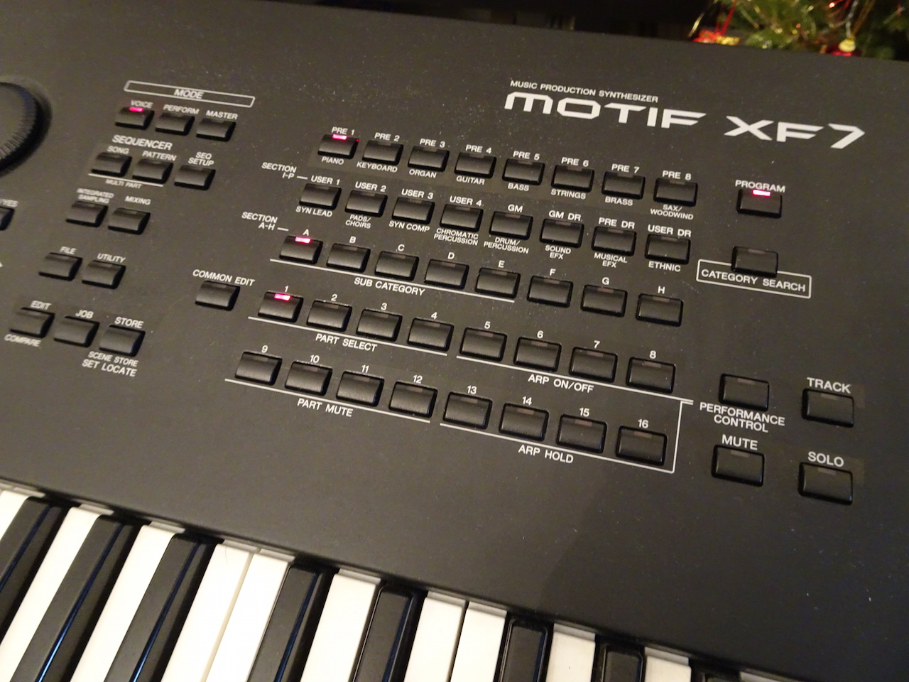 Photo Yamaha MOTIF XF7 : Yamaha MOTIF XF7 (57963) (#1642981) - Audiofanzine