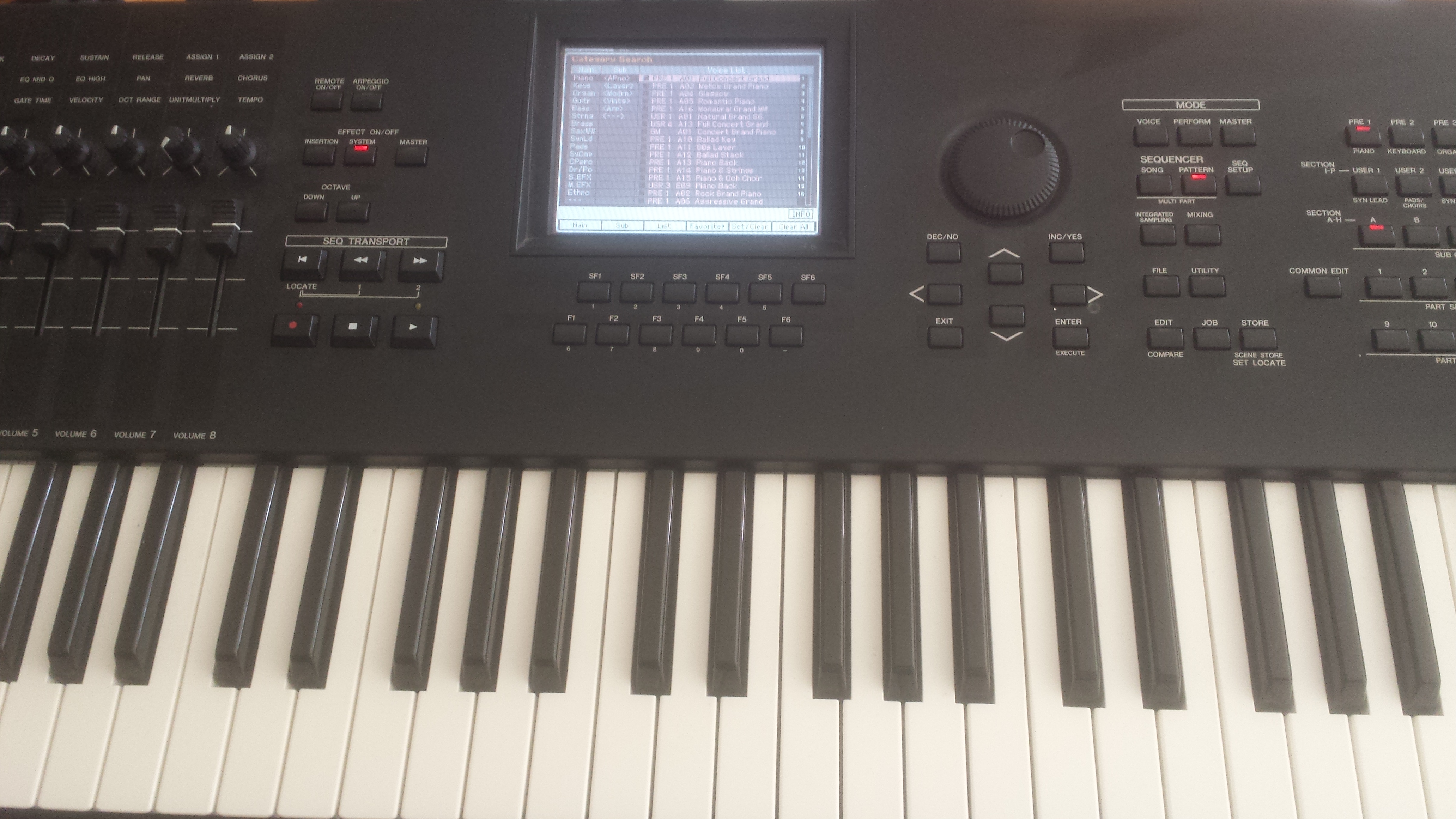 Yamaha MOTIF XF7 image (#979450) - Audiofanzine