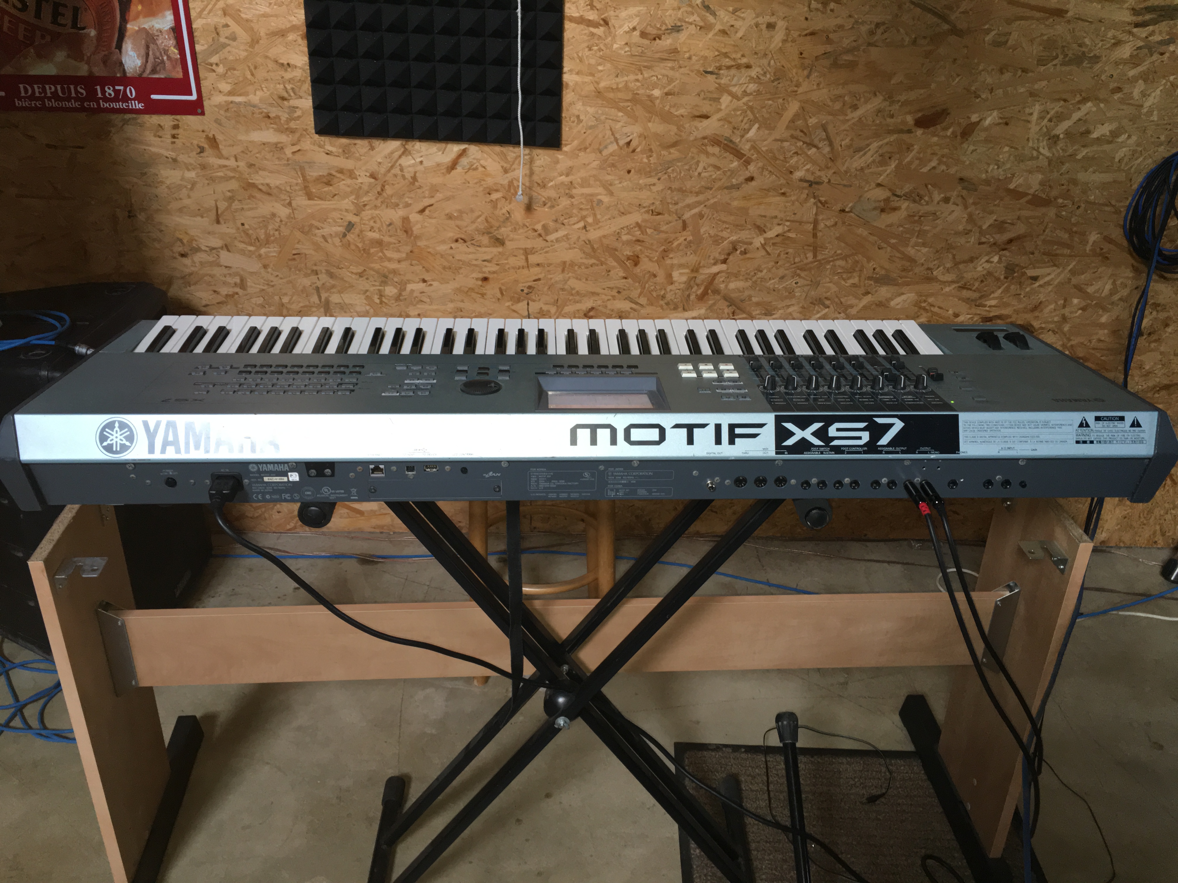 Photo Yamaha MOTIF XS7 : Yamaha MOTIF XS7 (16786) (#1449946) - Audiofanzine