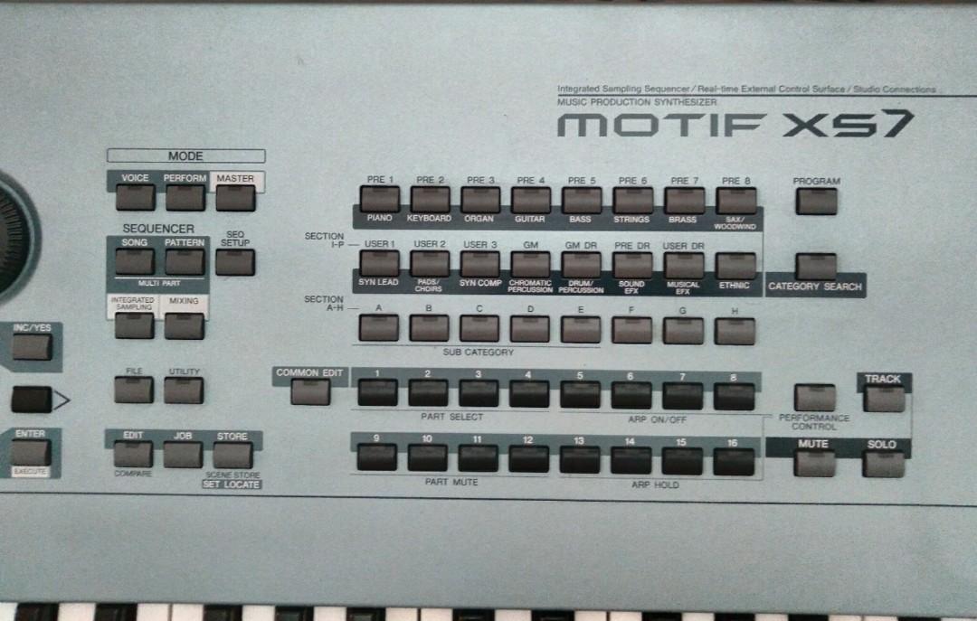 MOTIF XS7 - Yamaha MOTIF XS7 - Audiofanzine