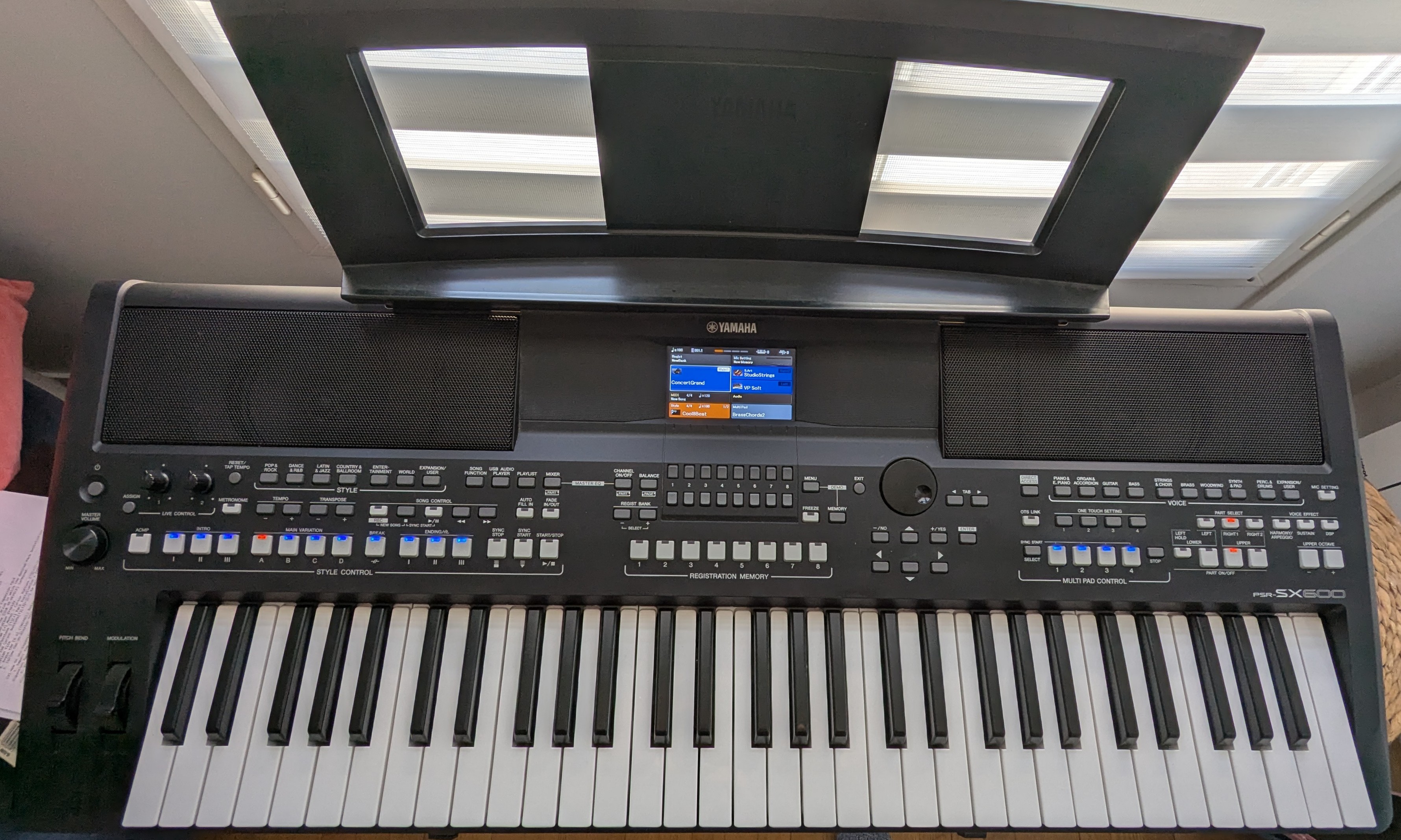 PSR-SX600 - Yamaha PSR-SX600 - Audiofanzine