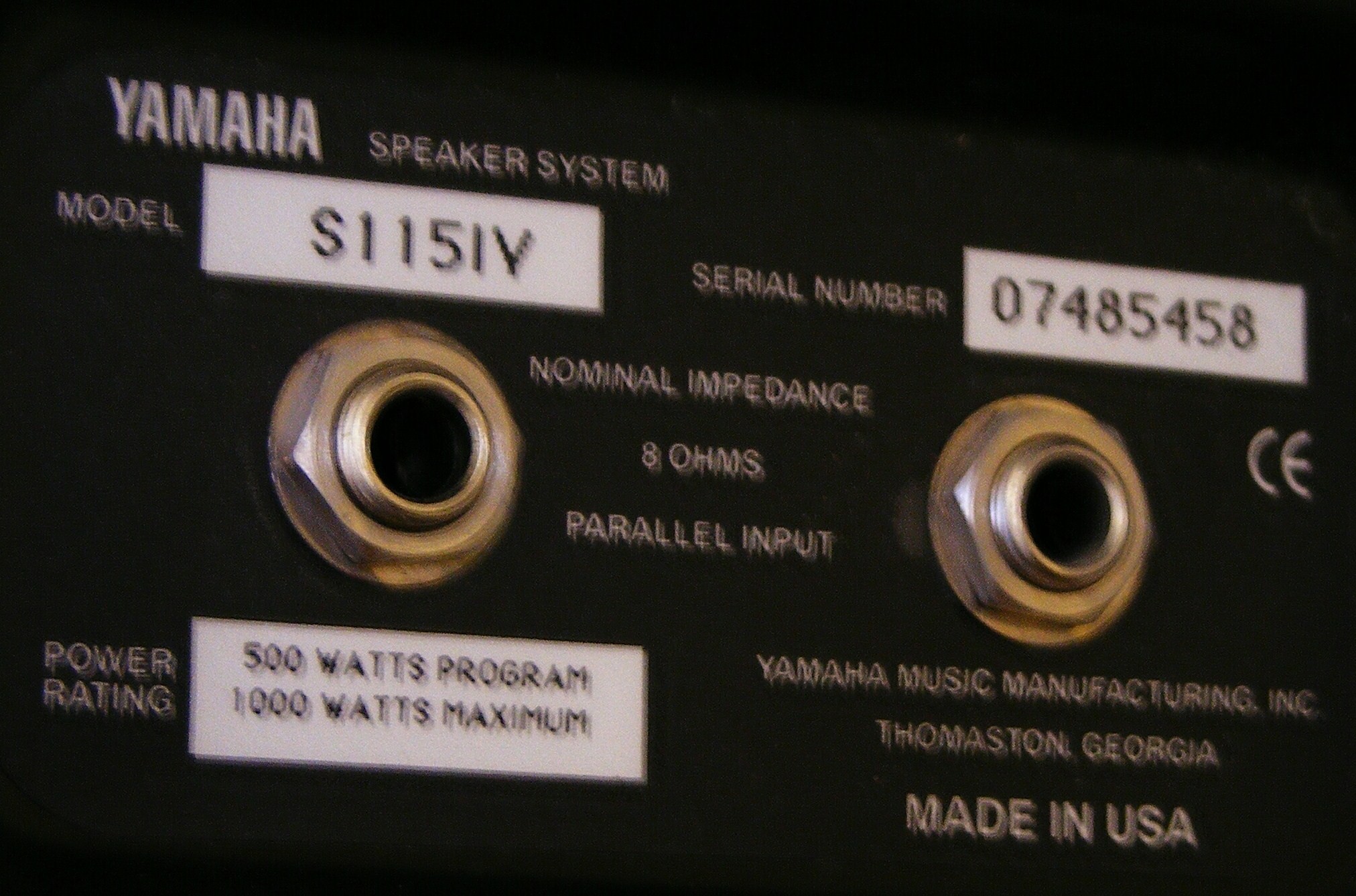 Yamaha S115IV image (#294858) - Audiofanzine
