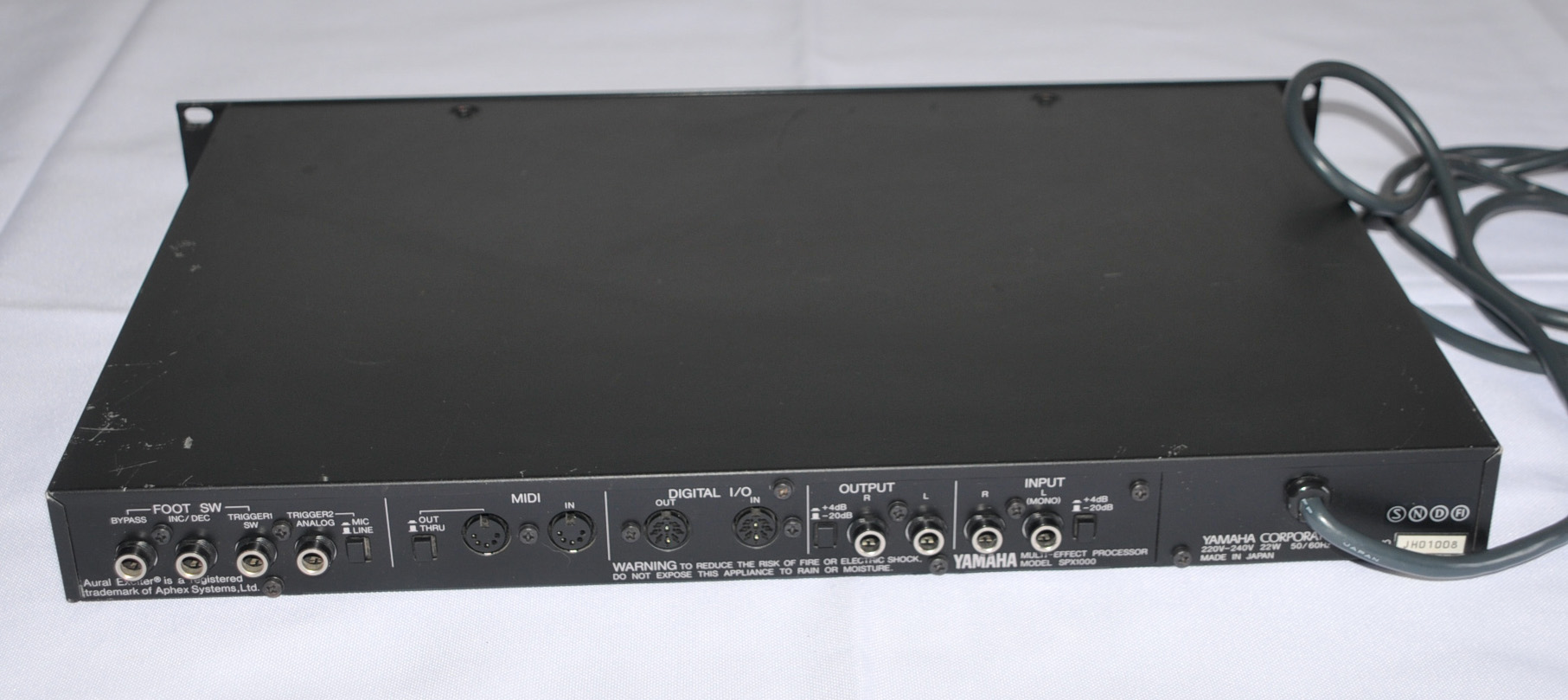 SPX1000 - Yamaha SPX1000 - Audiofanzine