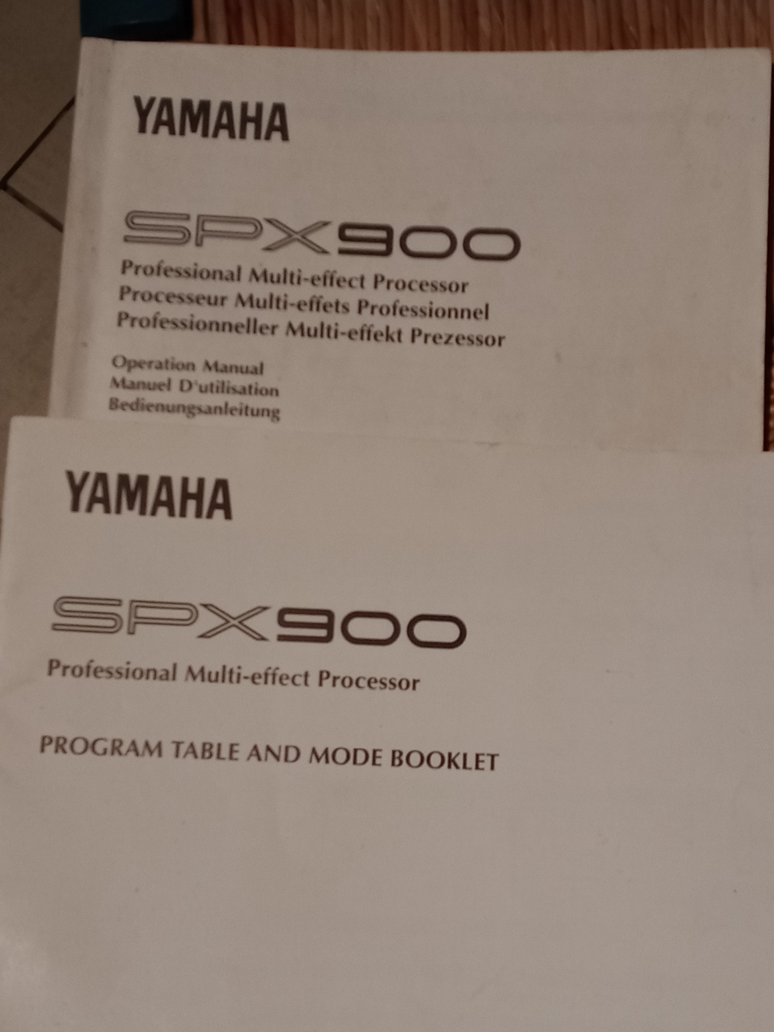 SPX900 - Yamaha SPX900 - Audiofanzine