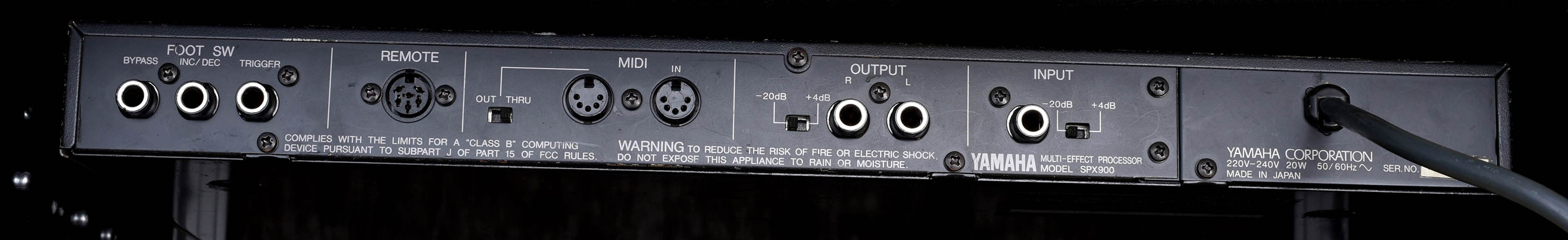 SPX900 - Yamaha SPX900 - Audiofanzine