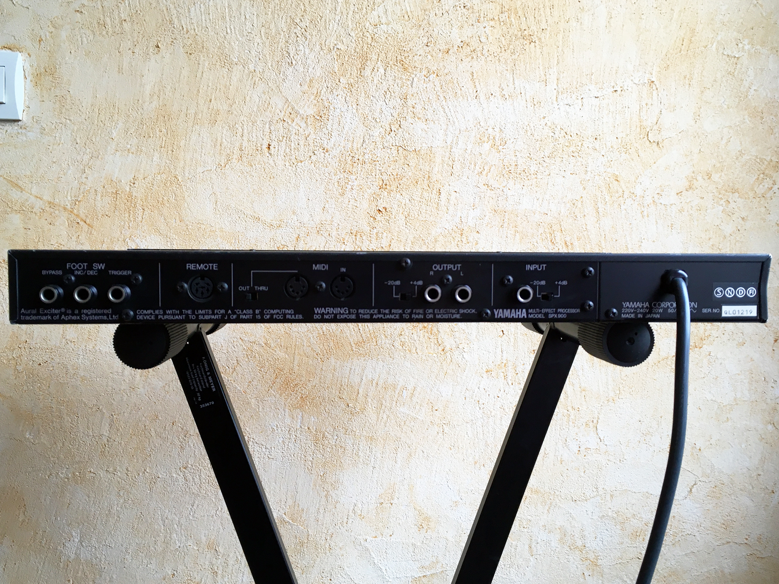 SPX900 - Yamaha SPX900 - Audiofanzine