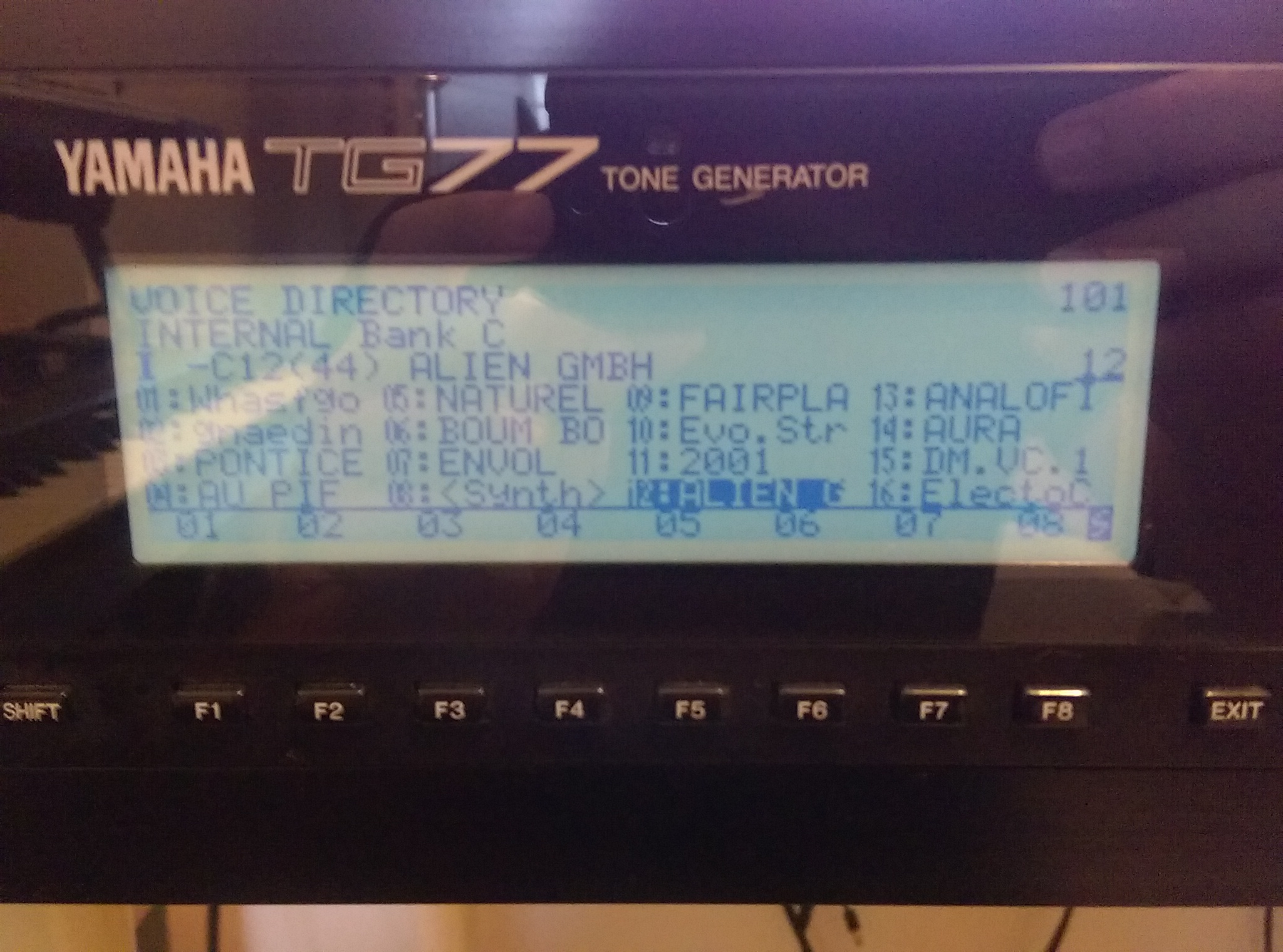 TG77 - Yamaha TG77 - Audiofanzine