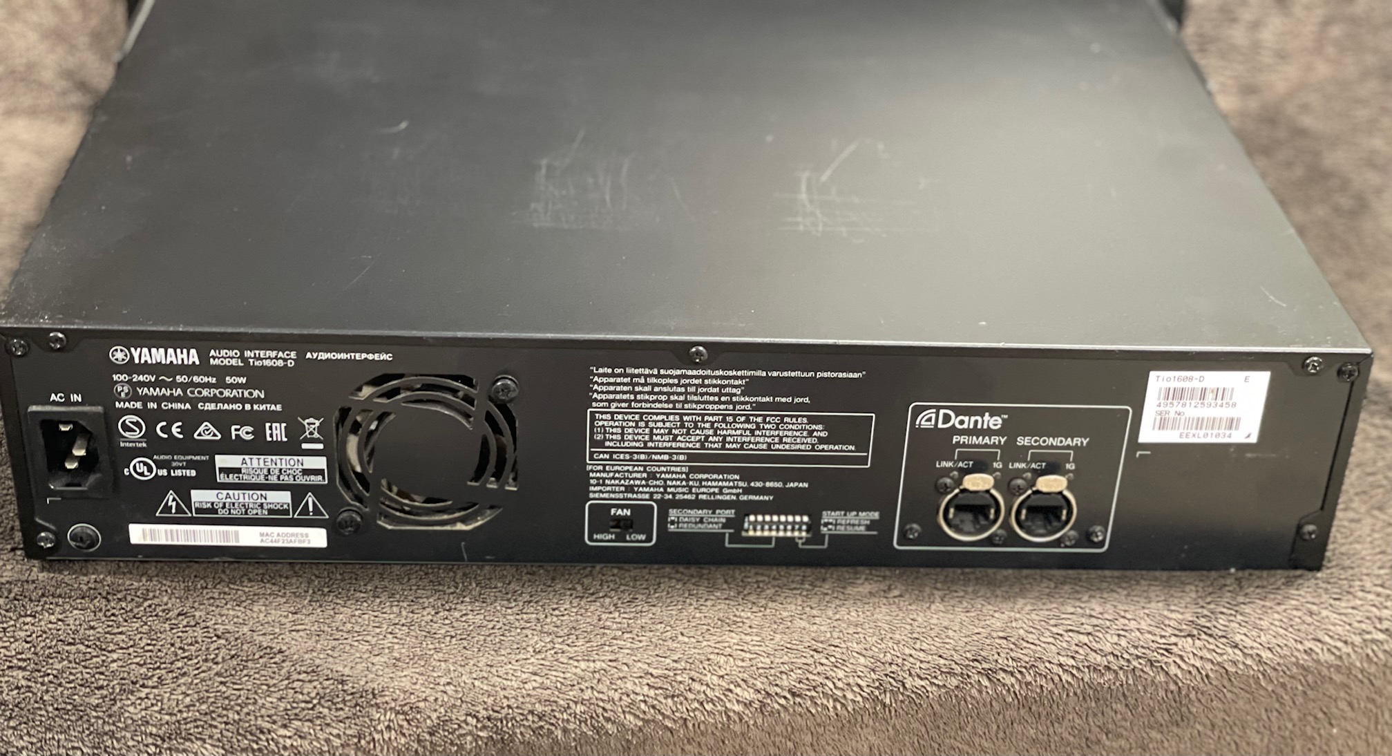 Connecting The TIO1608-D Dante IO Rack Yamaha TF QuickTips, 59% OFF