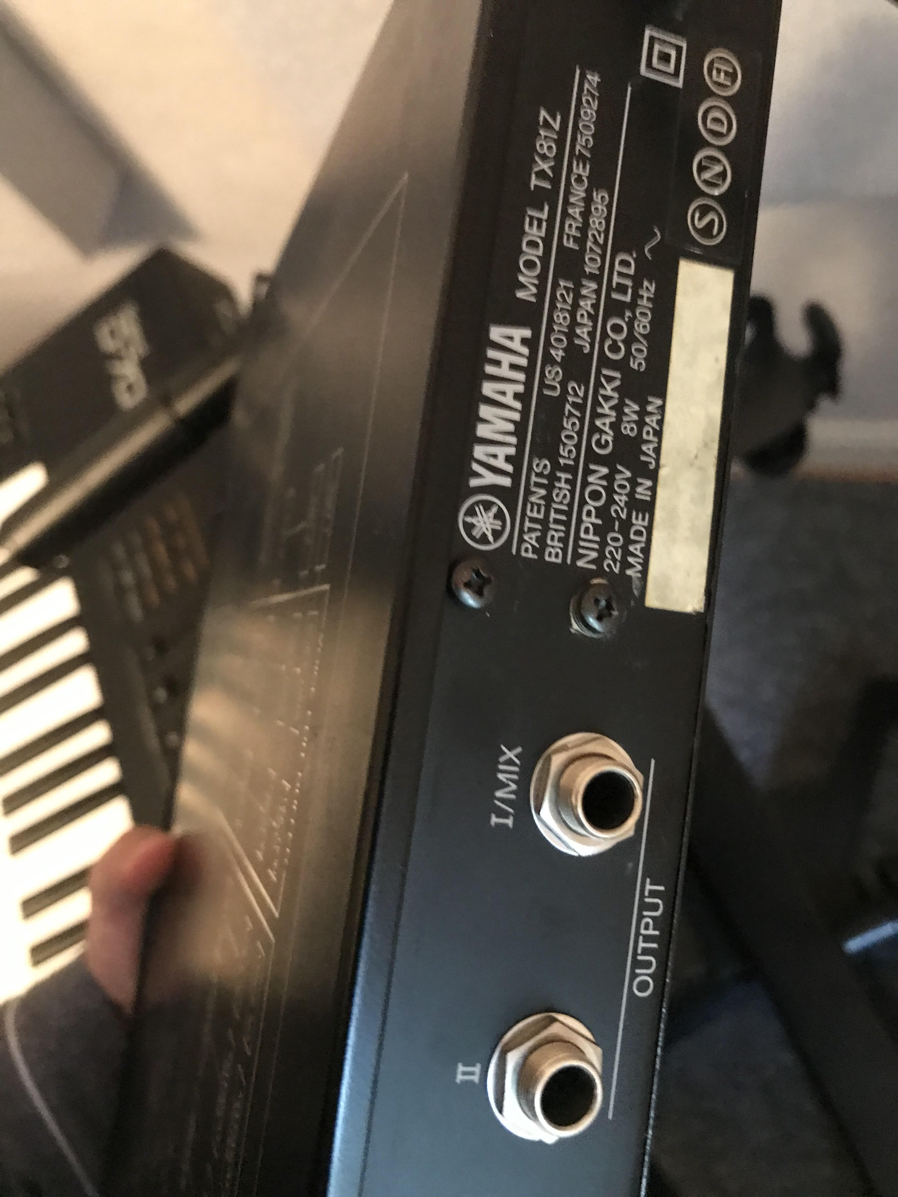TX81Z - Yamaha TX81Z - Audiofanzine