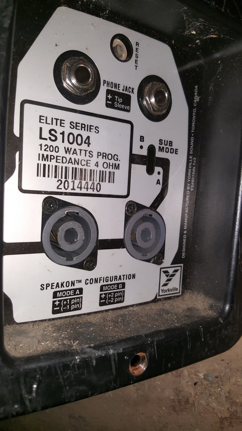 LS1004 - Yorkville LS1004 - Audiofanzine