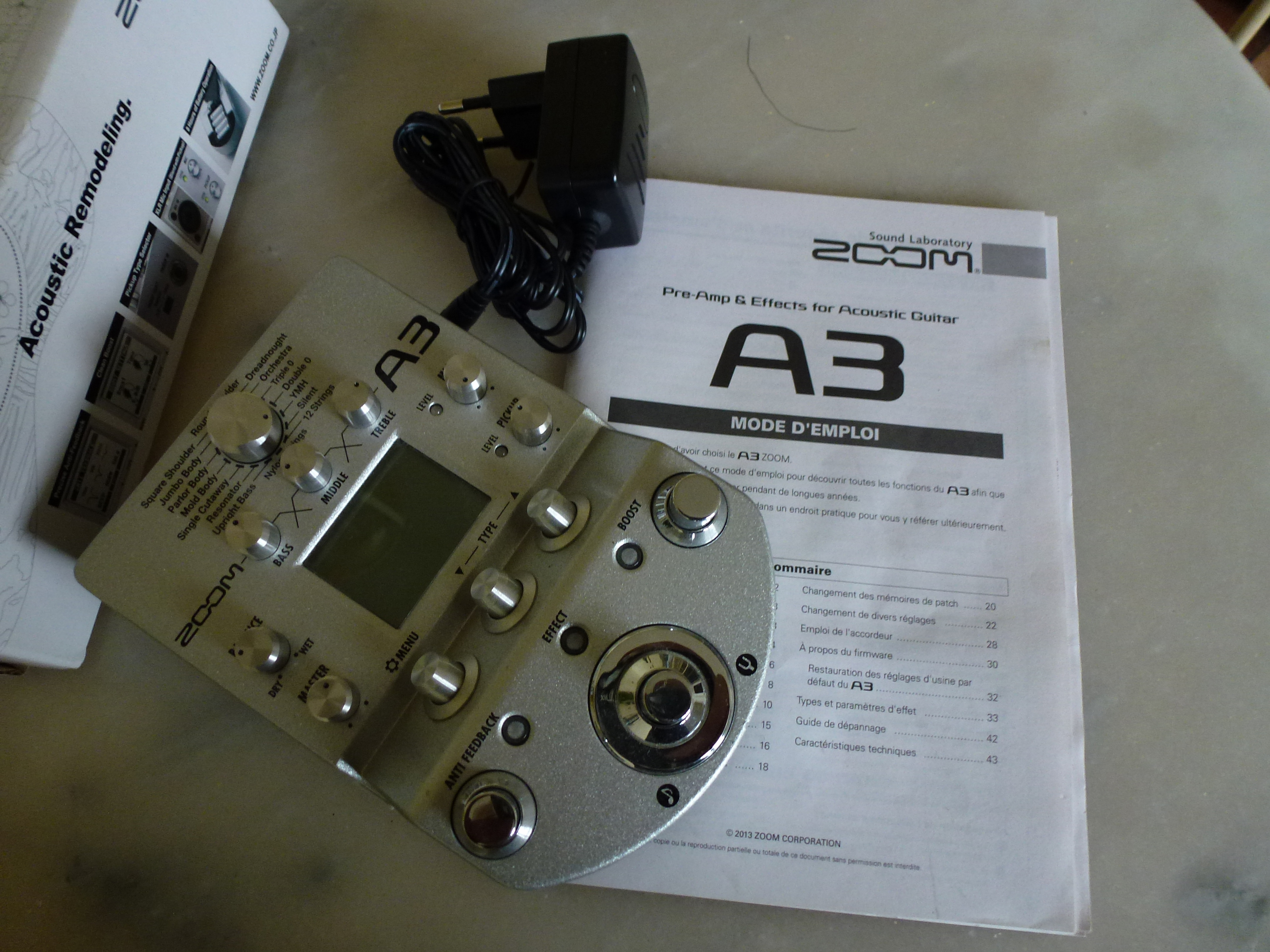Zoom A3 ファンタム – Zoom A3 Preamp – IBZN
