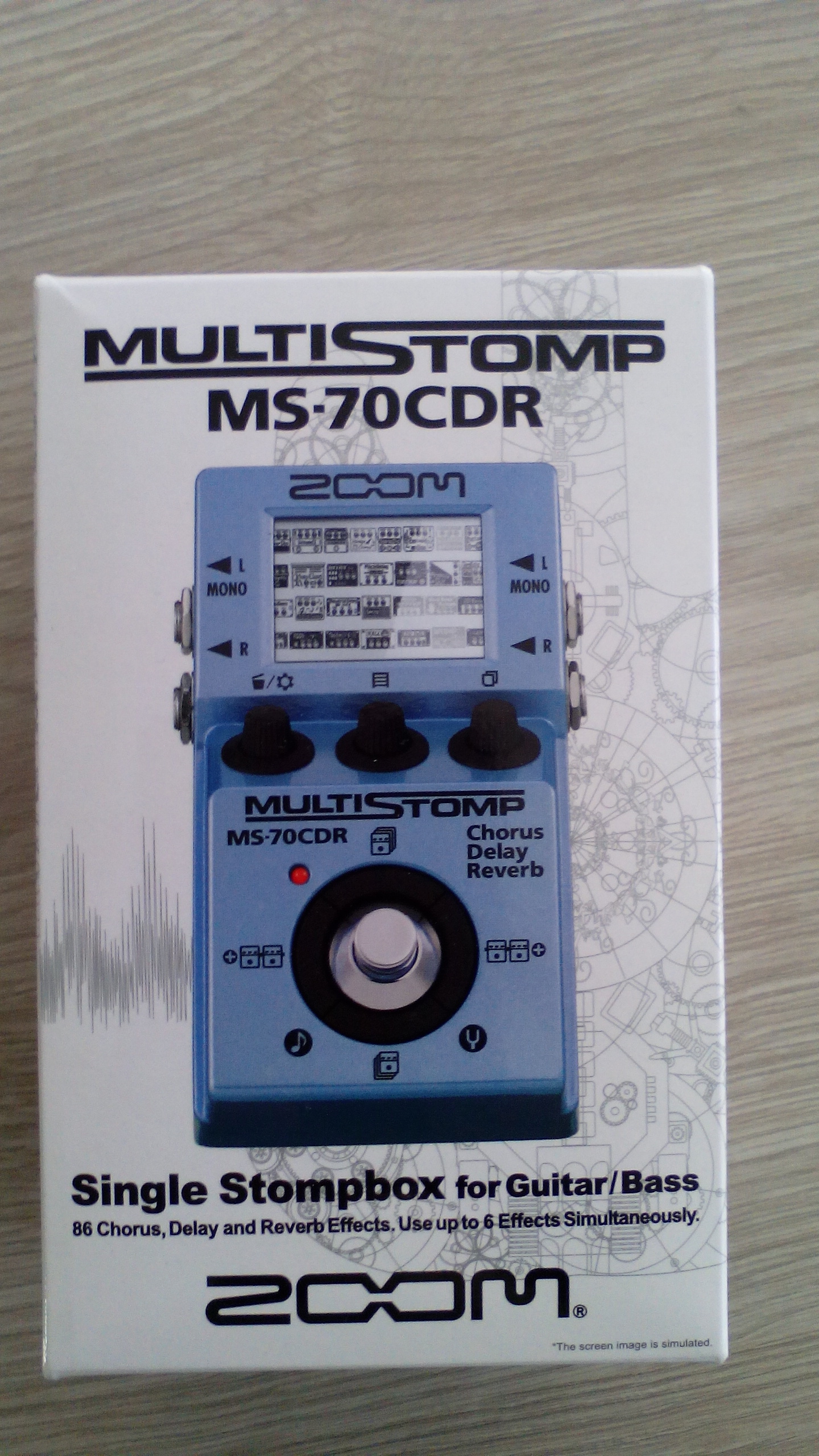 MULTISTOMP MS-70CDR - Zoom MultiStomp MS-70CDR - Audiofanzine