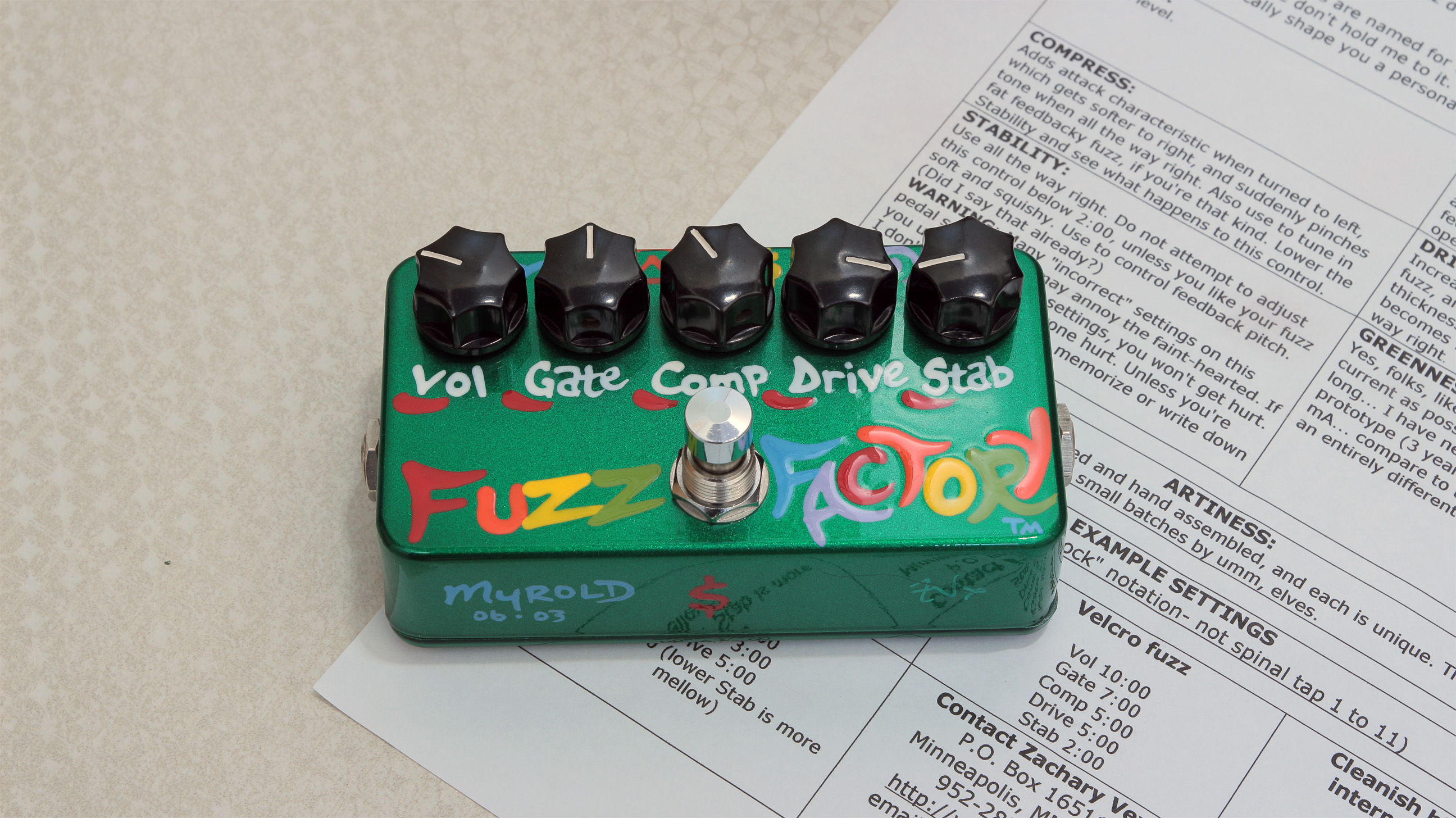 Fuzz Factory - Zvex Fuzz Factory - Audiofanzine