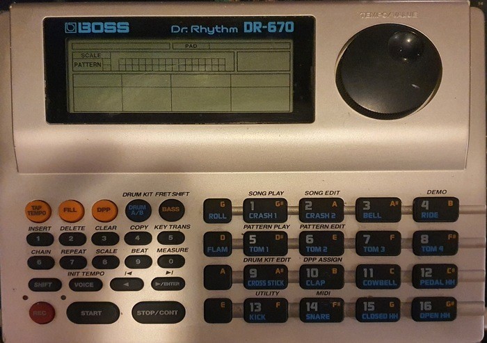 DR-670 Dr. Rhythm - Boss DR-670 Dr. Rhythm - Audiofanzine