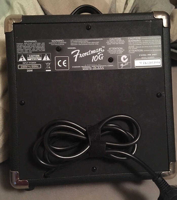 Frontman 10G - Fender Frontman 10G - Audiofanzine