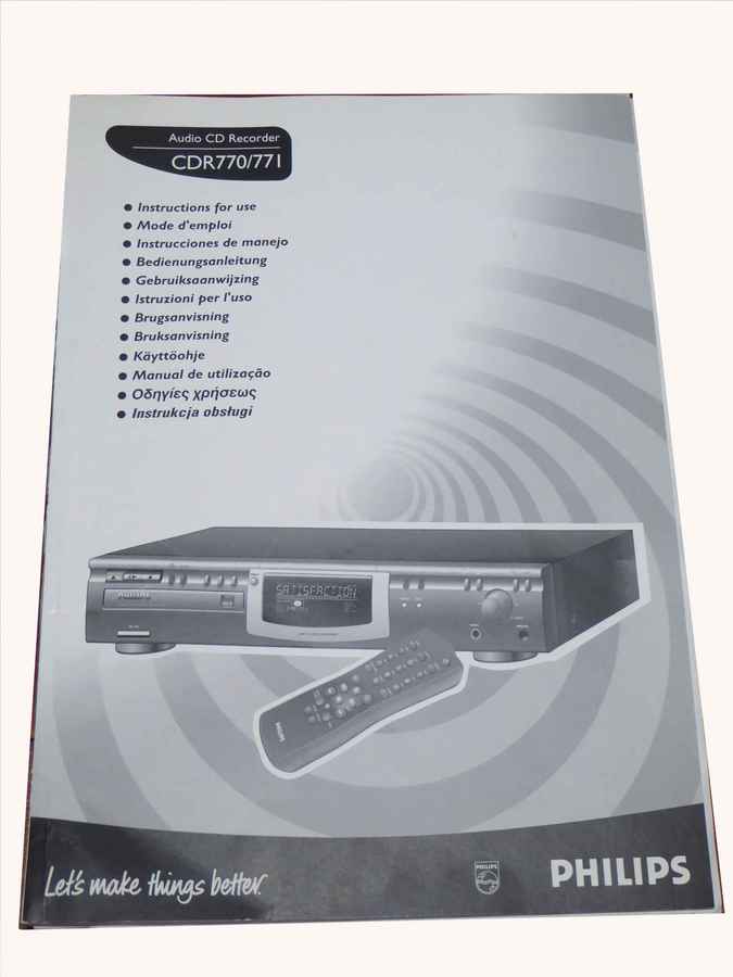 cdr 770 - Philips cdr 770 - Audiofanzine