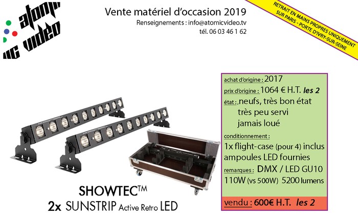 Sunstrip LED - Showtec Sunstrip LED - Audiofanzine